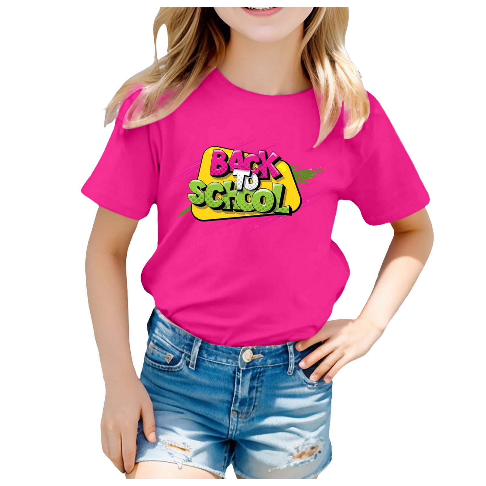 LEKDFST Girls First Day of School Graphic Tees Kid Pre Kindergarten 1st ...