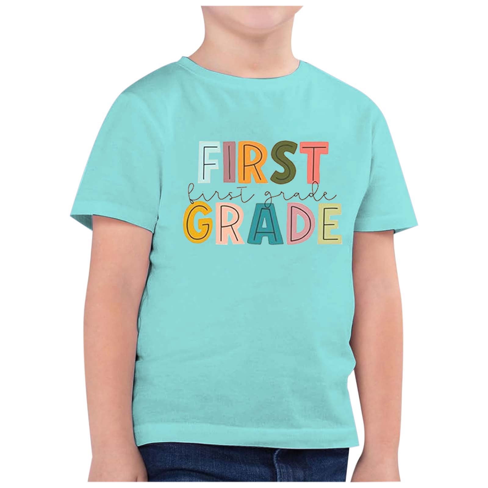 LEKDFST Kindergarten Graphic Tees for Girls Boys First Day of Preschool ...
