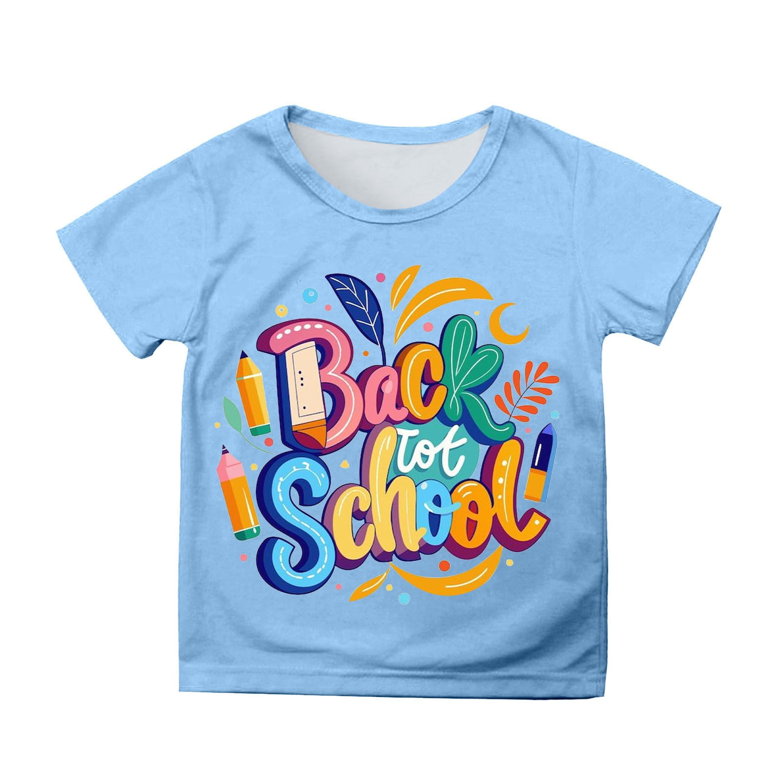 LEKDFST Kindergarten Graphic Tees for Kids Boys Girls Back to School T ...