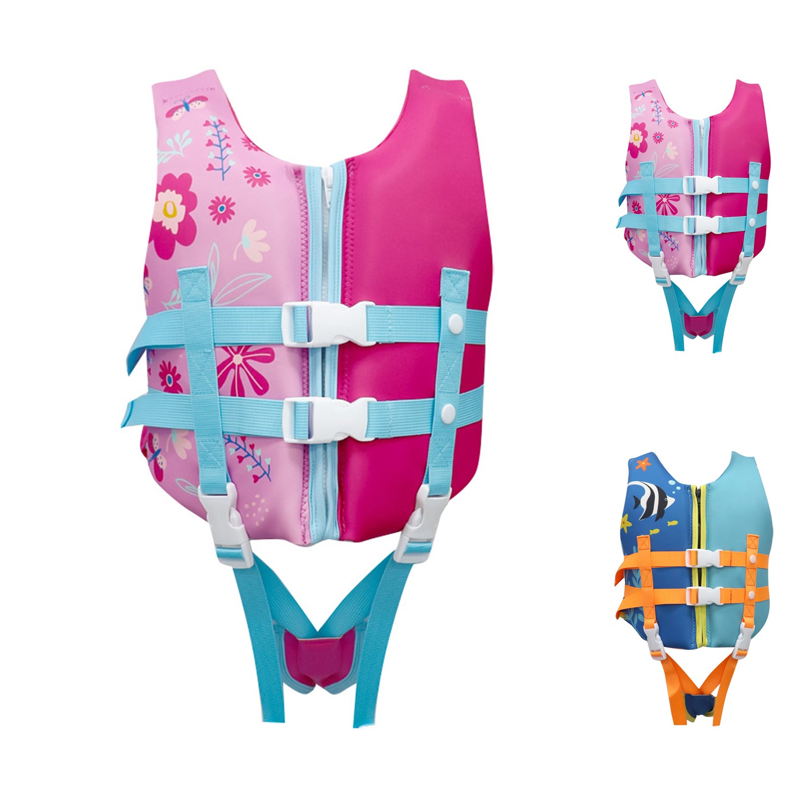 LEKDFST Toddler Swim Vest USCG Approved Life Jacket for Boating ...