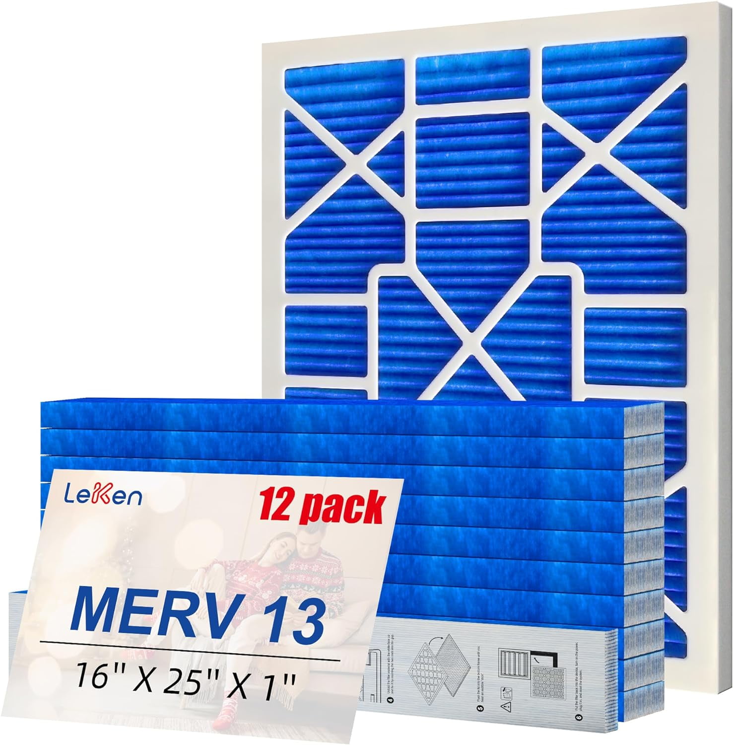 Washable Electrostatic Hvac Furnace Air Filter Merv 16