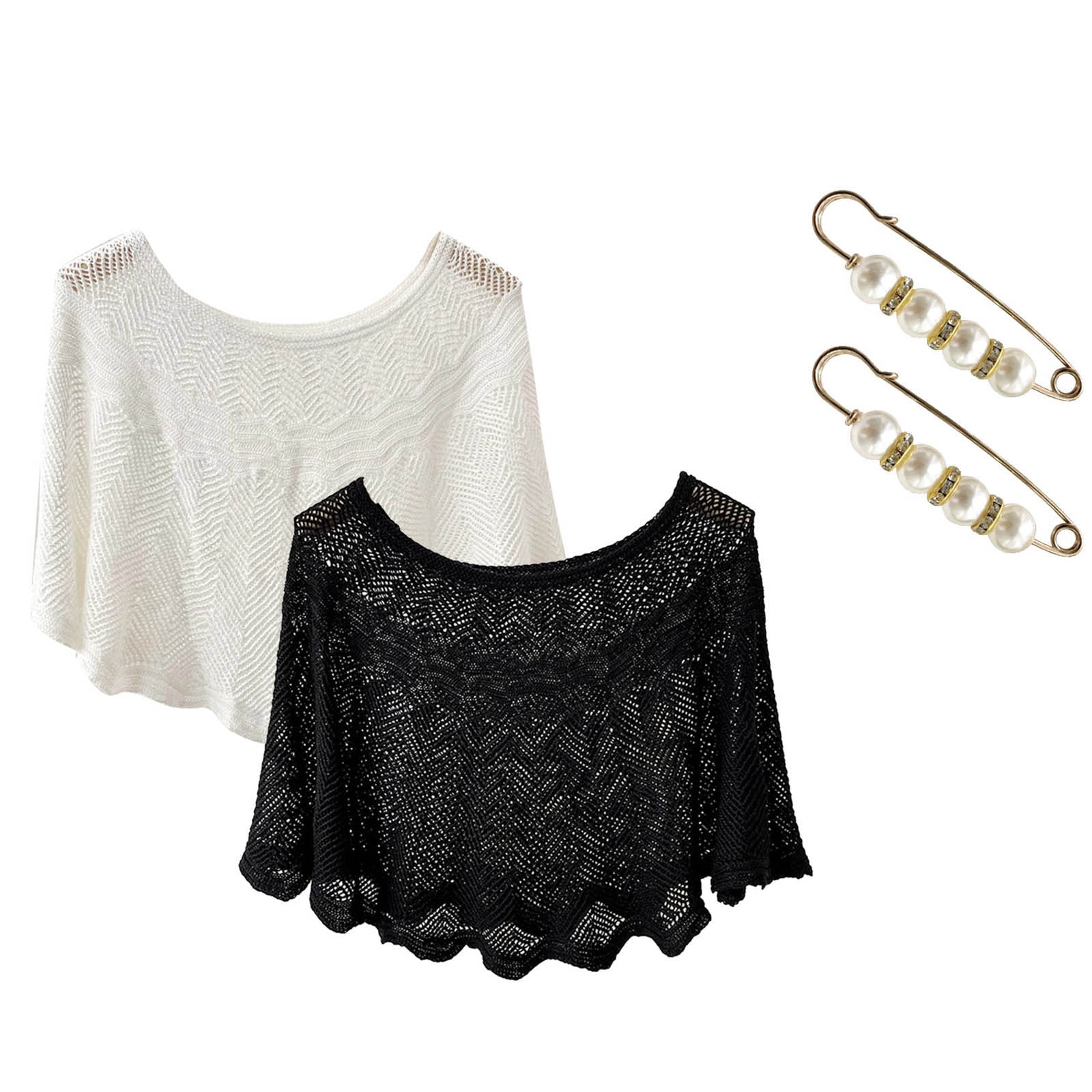 LEKODE Crochet Shawl for Dress Lightweight Shawl Women Womens Capes ...