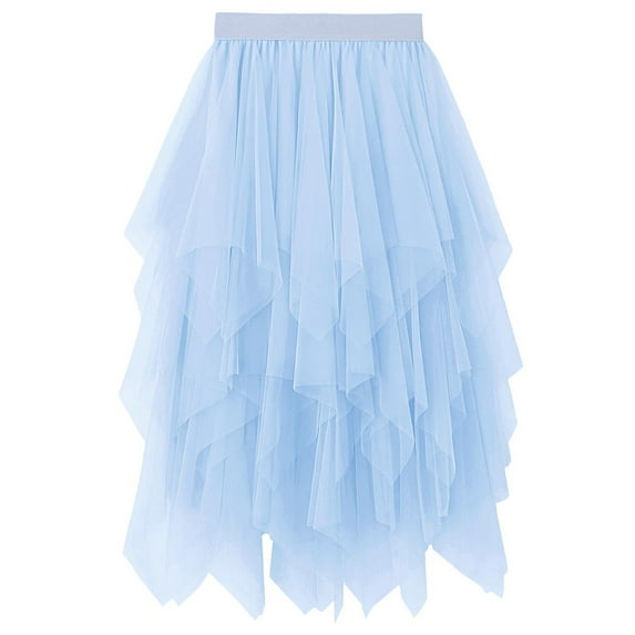 LEKODE Long Length Tutu Tutus for Women Midi Tiered Skirt Dress for ...