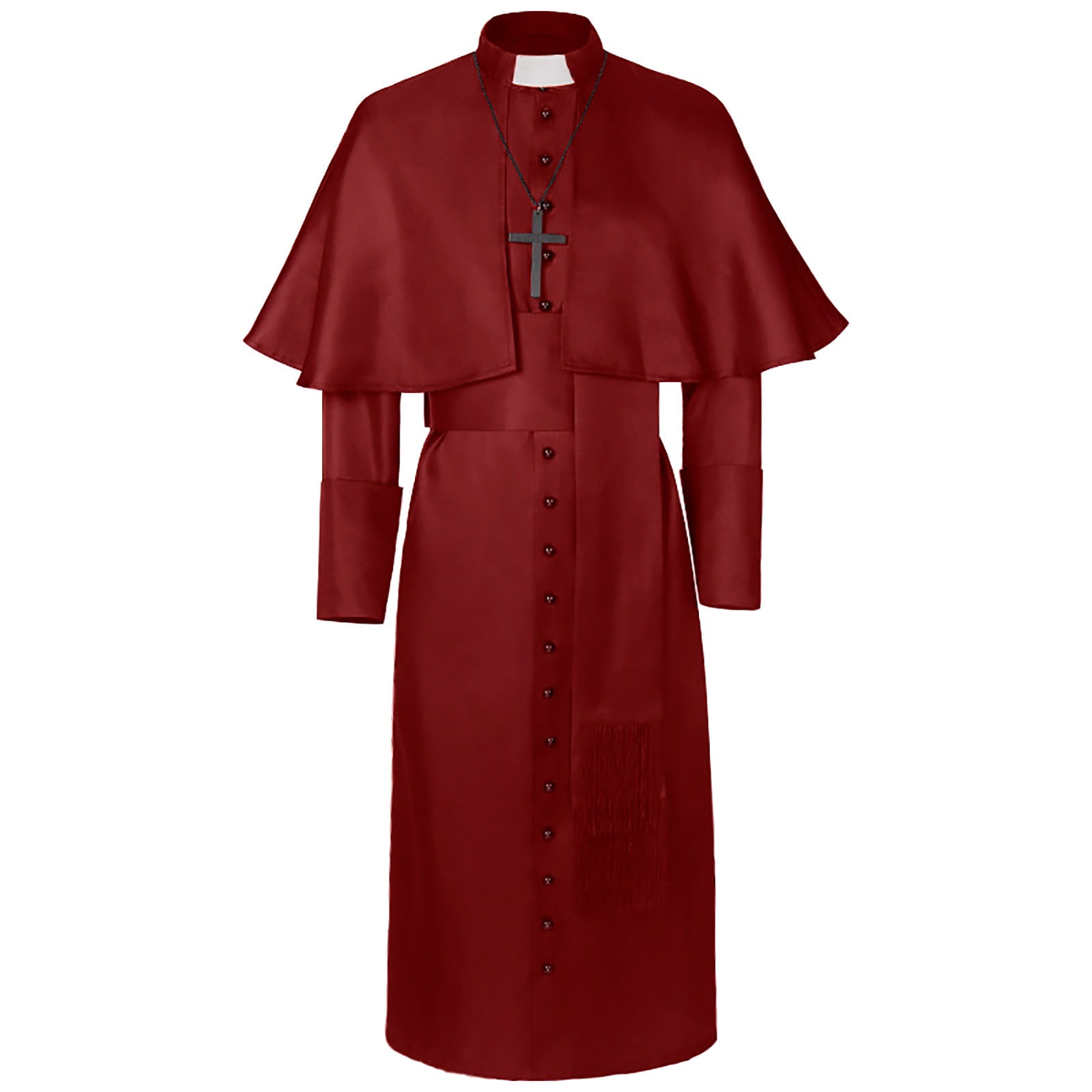 LEKODE robe with hood renaissance cloak cloak with hood women shoulder ...