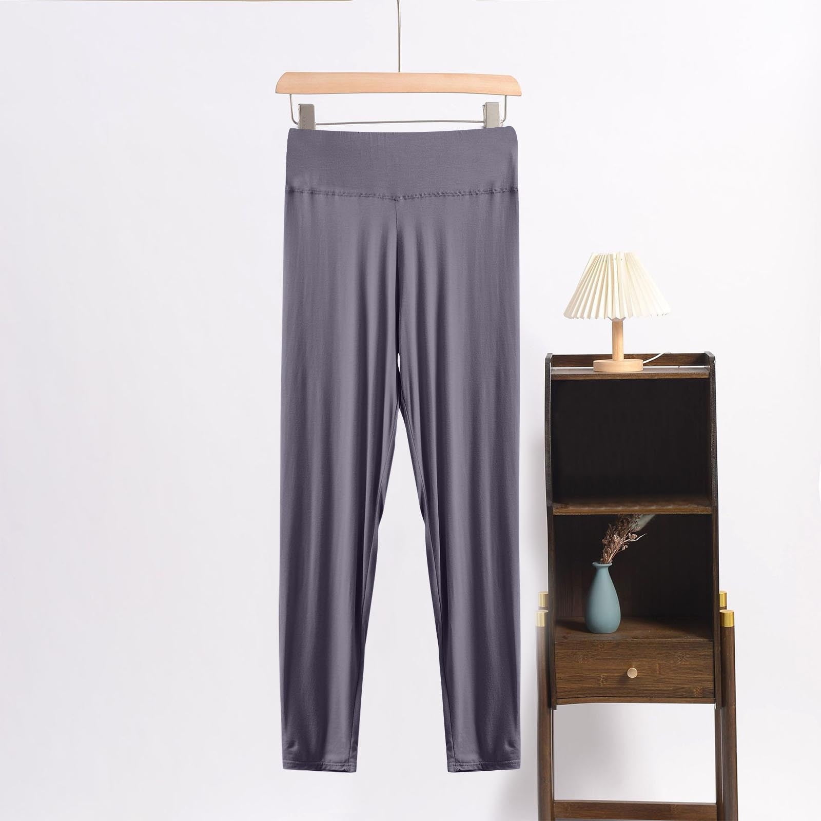 LEKWK Womens Soft Leggings High Waisted Tummy Control Yoga Pants Women ...