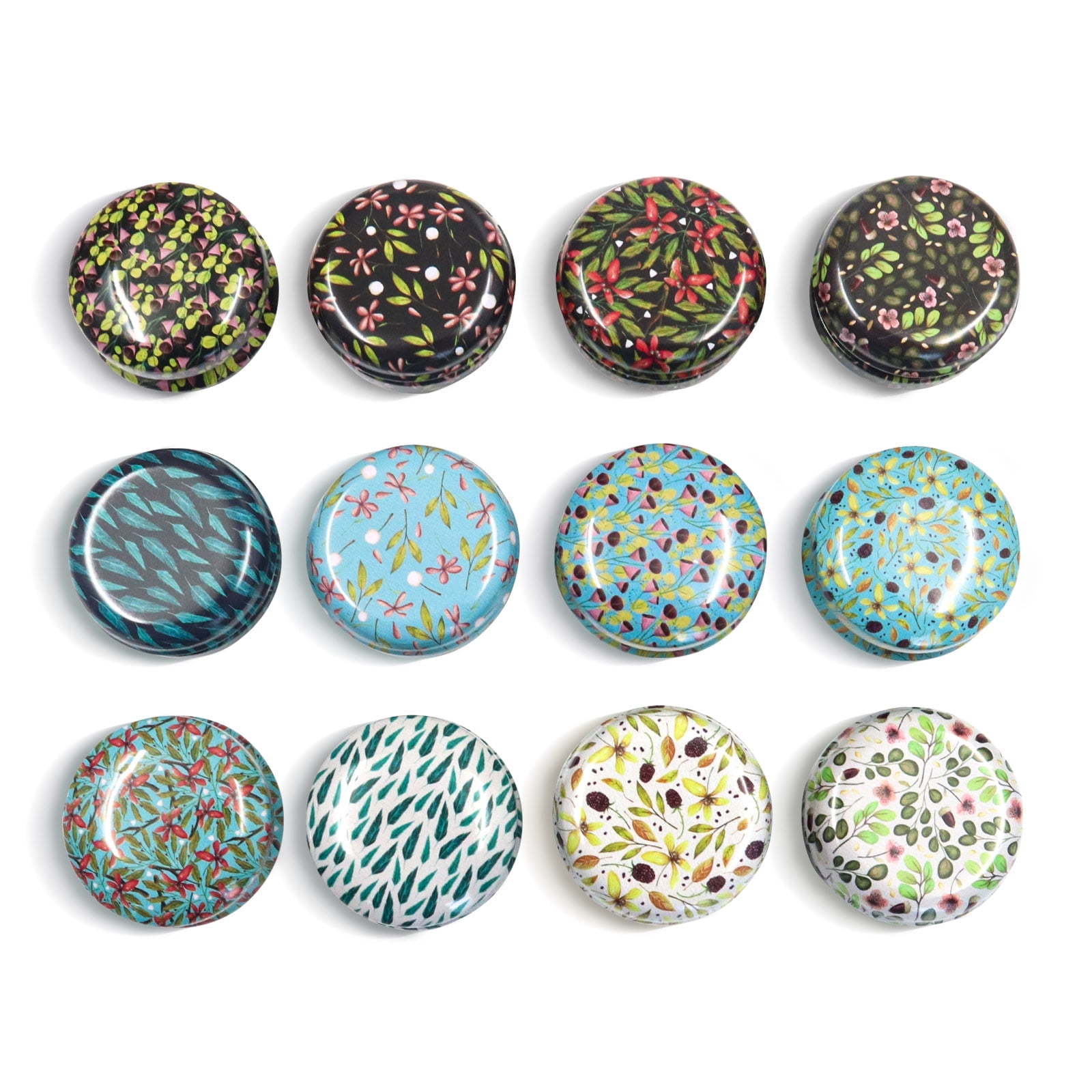 LELE LIFE 12Pcs Small Tins with Lids 20ml/0.7oz, Metal Small Pill Case ...