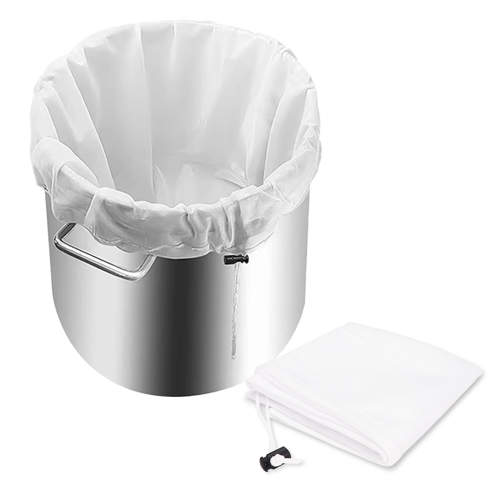 LELE LIFE 2 Pack 32 x 24" Extra Large Brew Bags, Reusable Fine Mesh ...