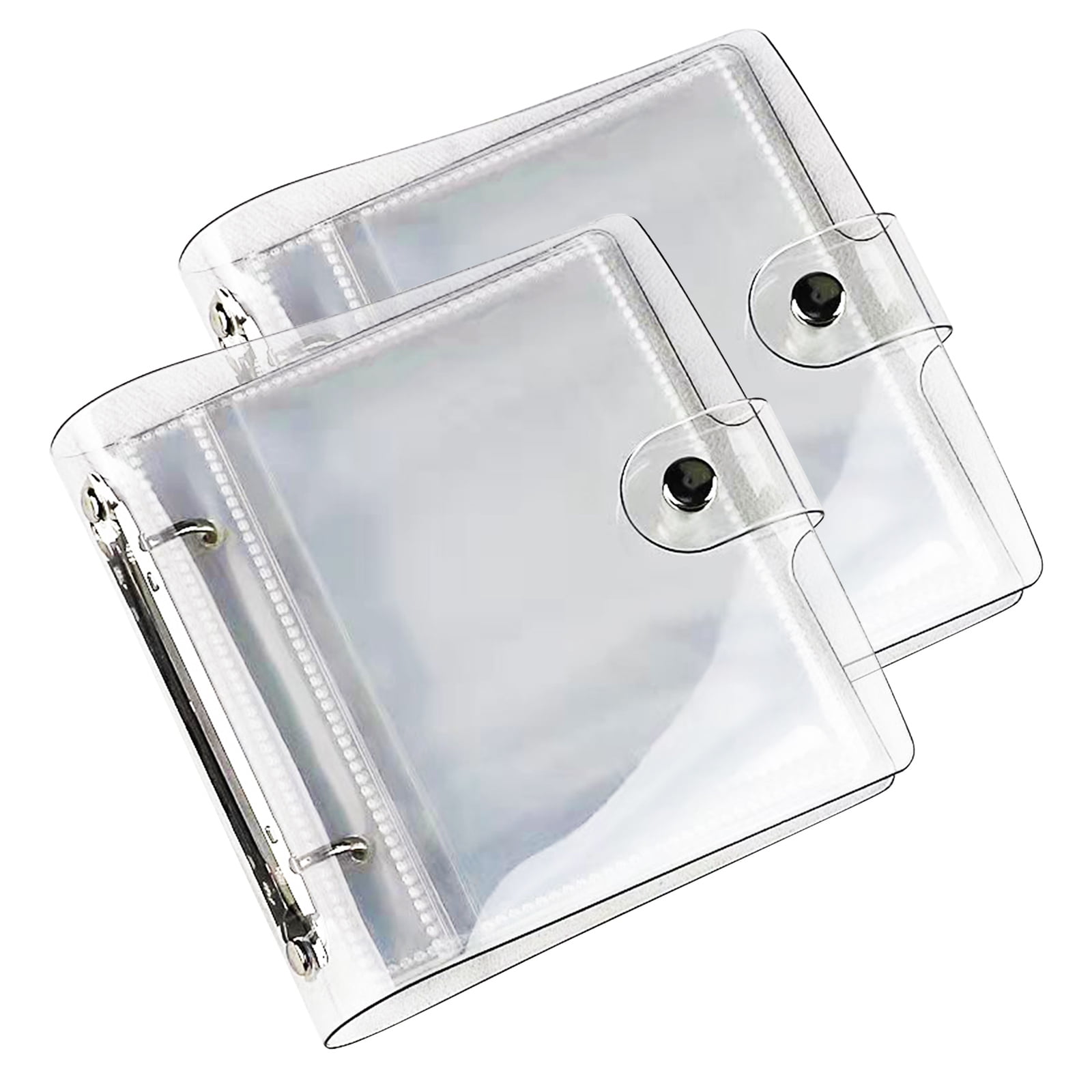 LELE LIFE 2 Pack Clear Loose-leaf Photo Album 4x6, 2 Ring Photo Book ...
