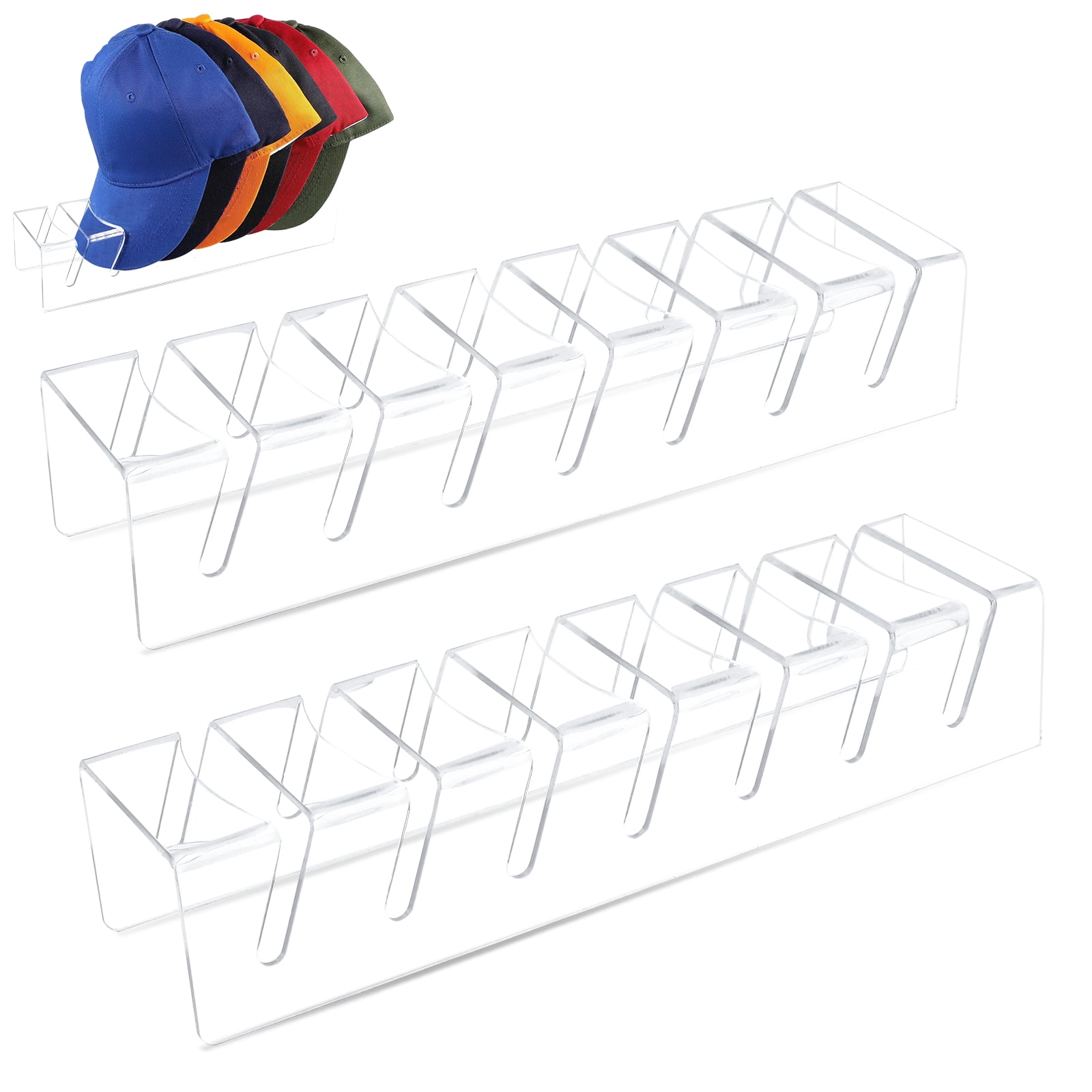 LELE LIFE 2 Pack Hat Organizer for Baseball Caps Storage and Display ...