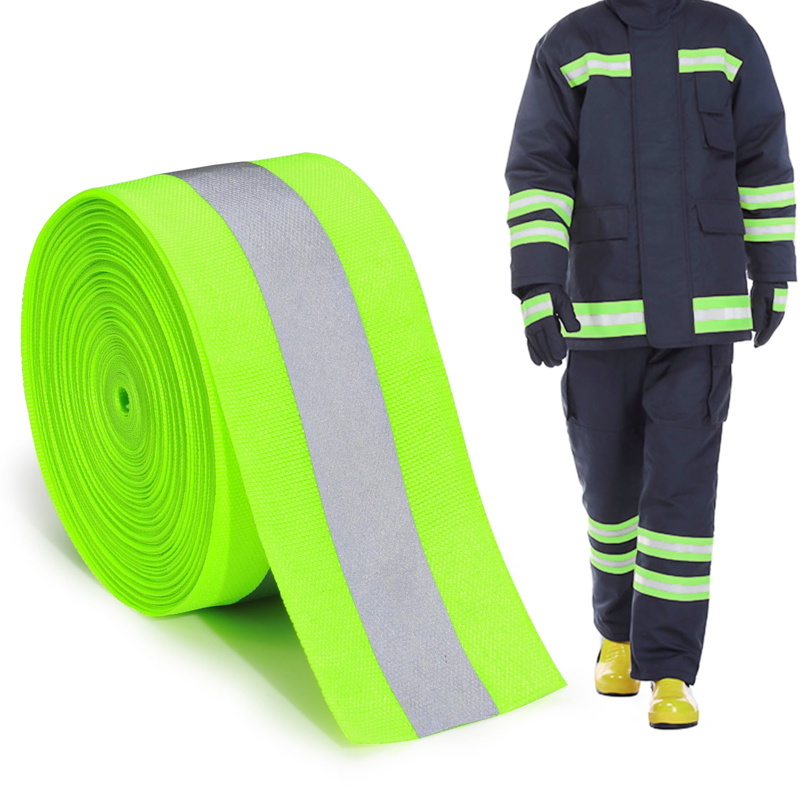 LELE LIFE 2'' x 59ft Reflective Tape for Clothing, Sew on High ...