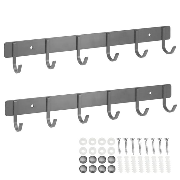 Coat Rack Wall Mount, 16.5 Inches Wood Coat Hooks Wall Mount, Wall Coat ...