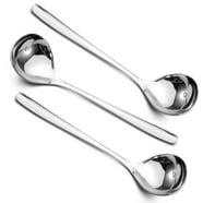 Hvanam Kitchen Soup Ladle 304 Stainless Steel Punch Metal Luminous ...