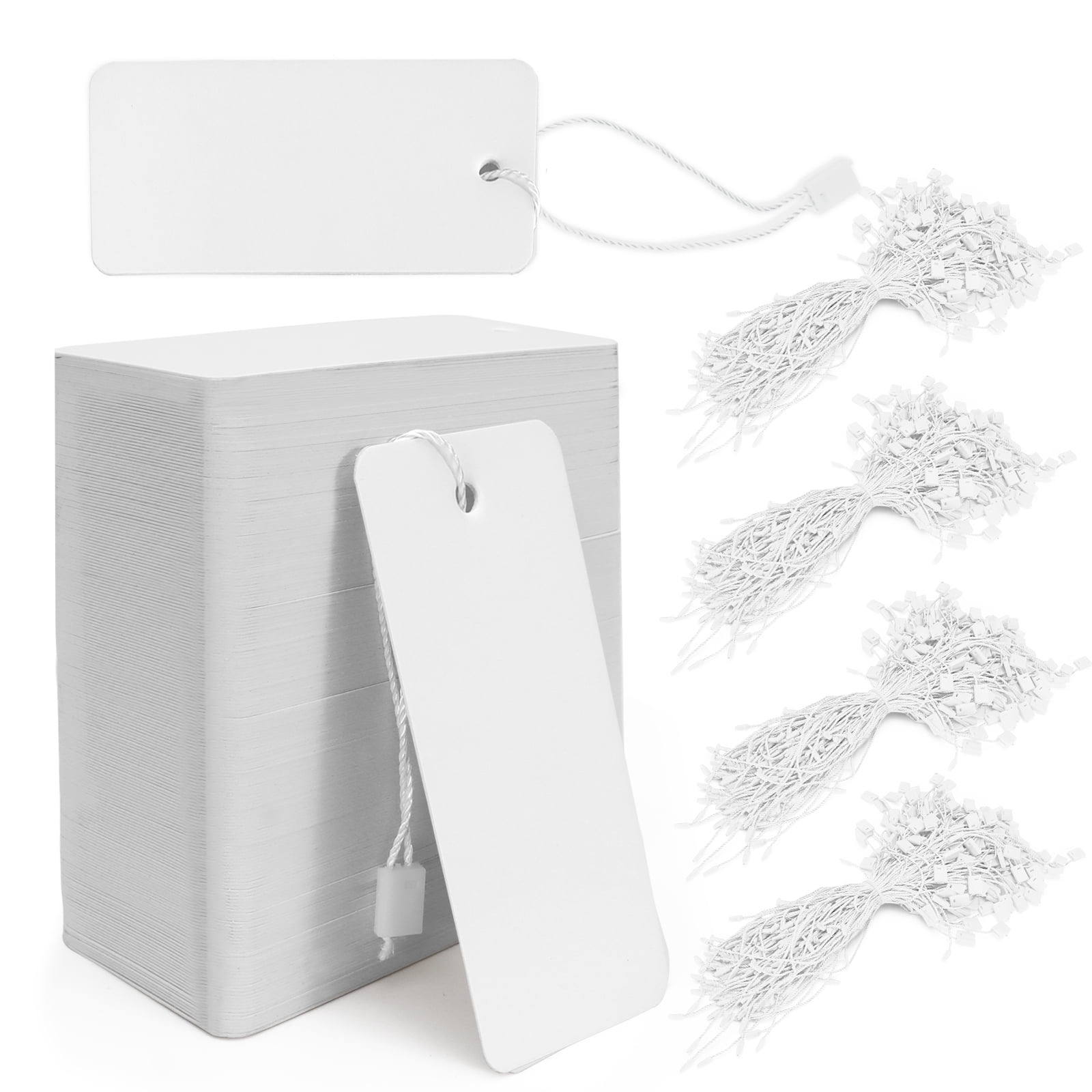 LELE LIFE 400pcs Gift Tags with String, Large Price Tags Clothing Tags ...