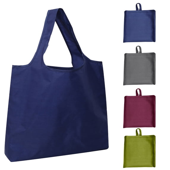 LELE LIFE 4Pack Ultra Large Reusable Grocery Bags, Foldable Sturdy ...