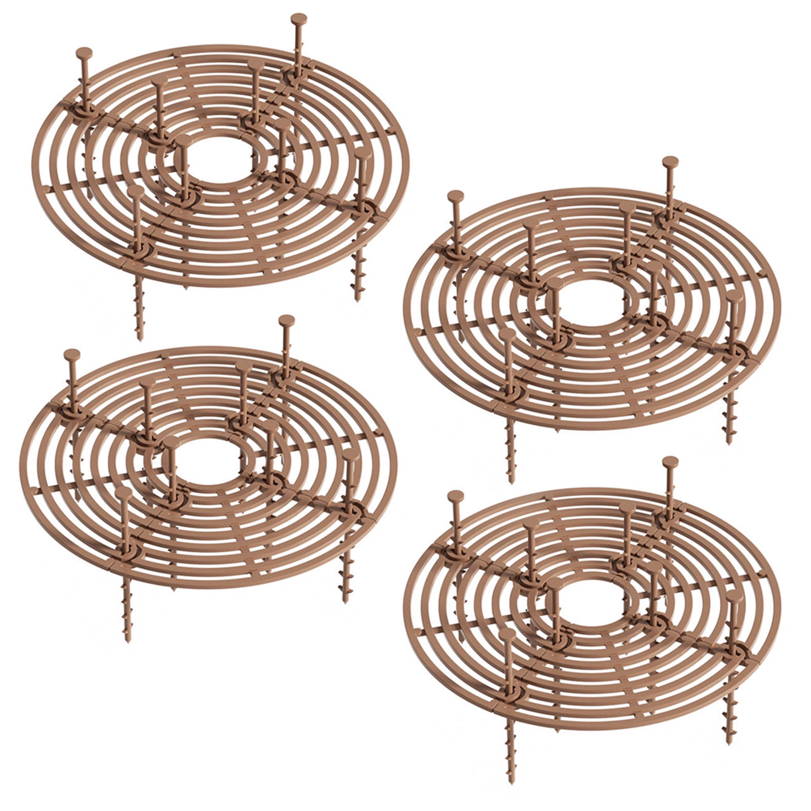 LELE LIFE 4Packs Plant Pot Cover, Cuttable Indoor Flower Soil Plant ...