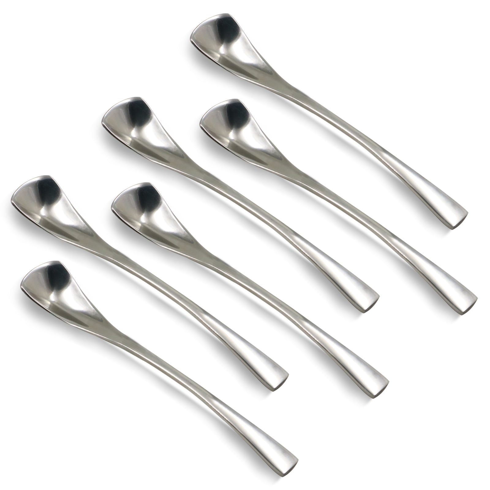 LELE LIFE 6pcs Coffee Spoons, 18/8 Stainless Steel, 4.9in Mini ...