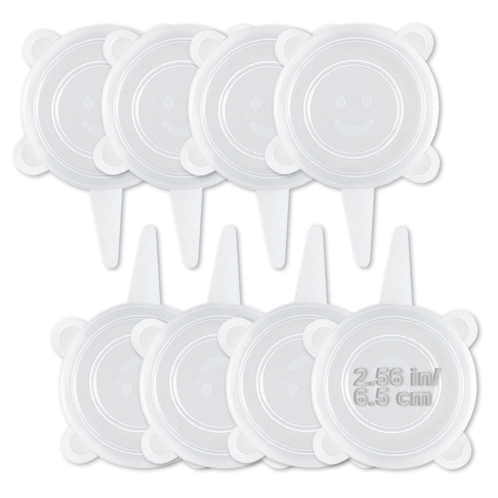 LELE LIFE 8 Pack Same Size Silicone Stretch Lids, Thicker Reusable ...