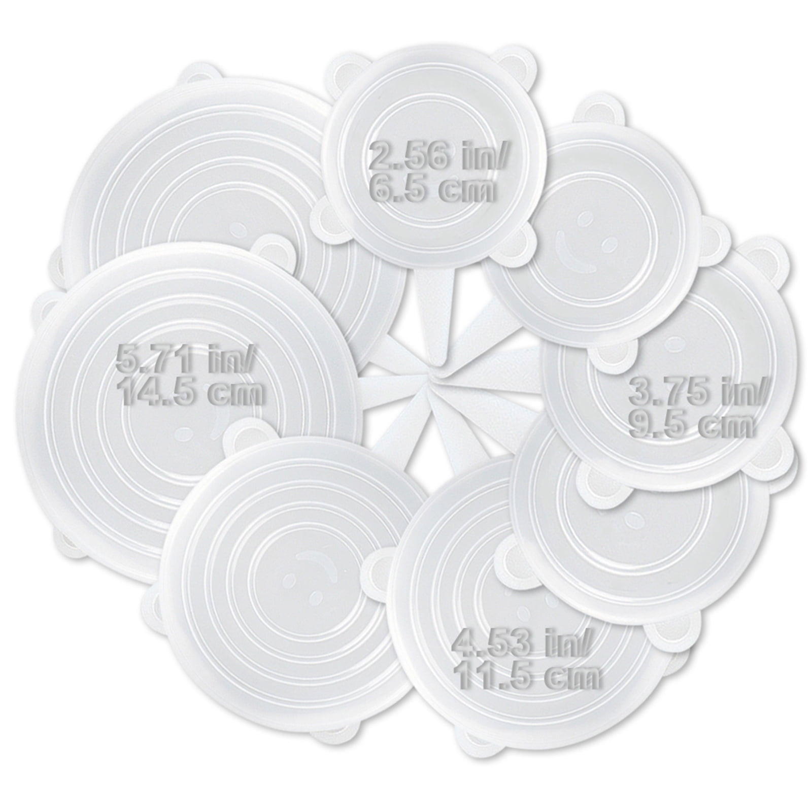 LELE LIFE 8 Pack Silicone Stretch Lids, Thicker Reusable Expandable ...