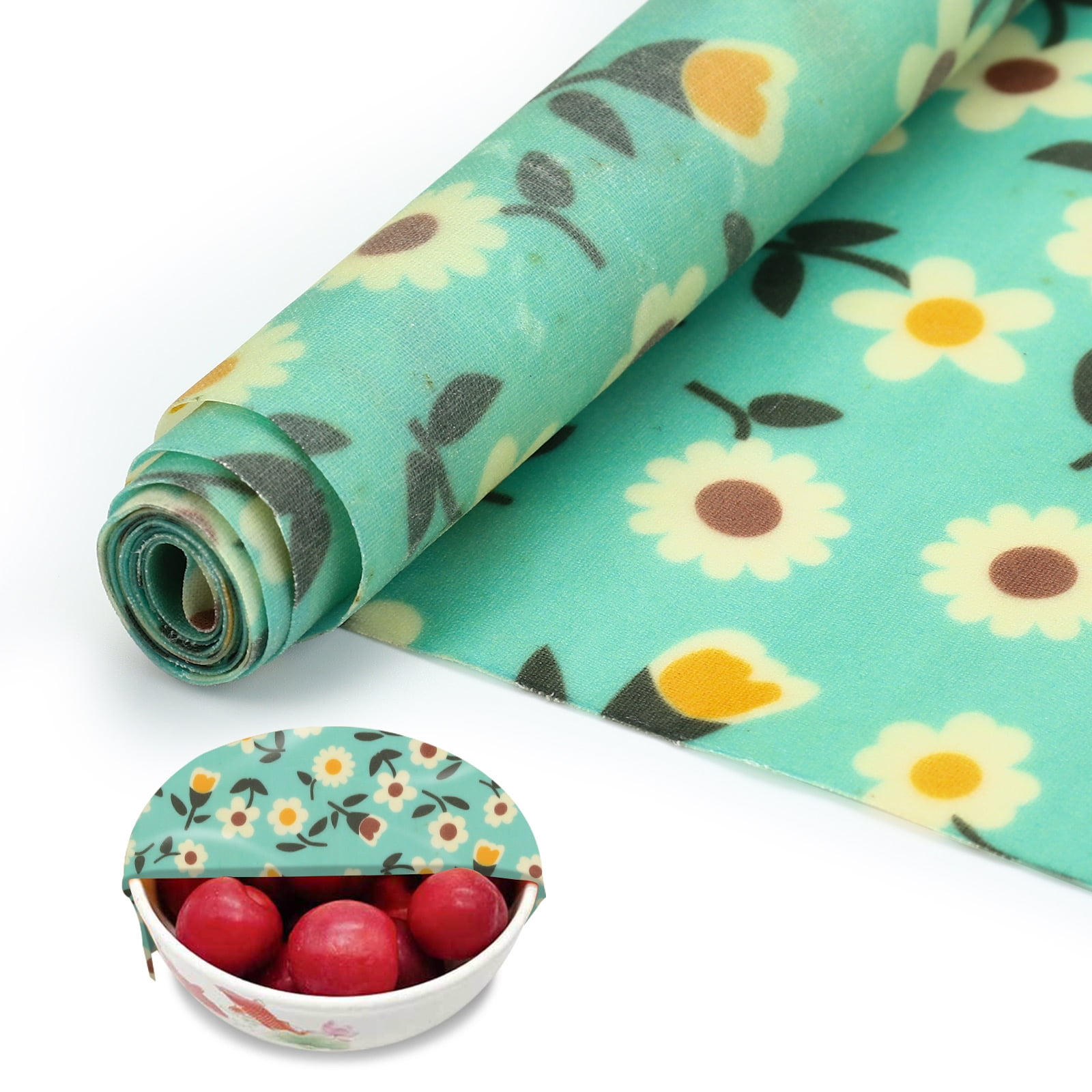 LELE LIFE Beeswax Wraps for Food, Large 39.4’’ x 13’’ Beeswax Wrap Roll ...