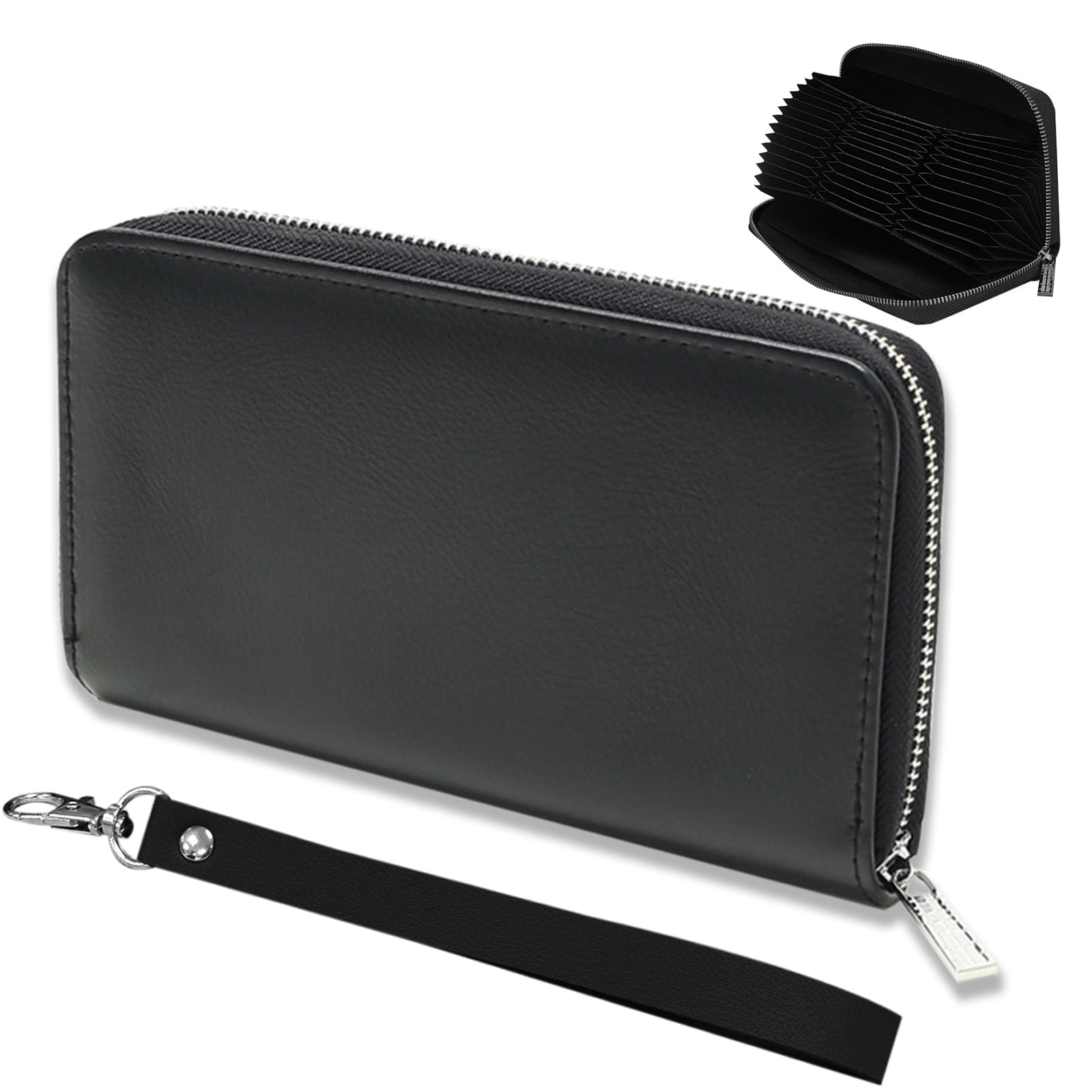 LELE LIFE Large Capacity Credit Card Wallet, 36 Card Slots - Leather ...