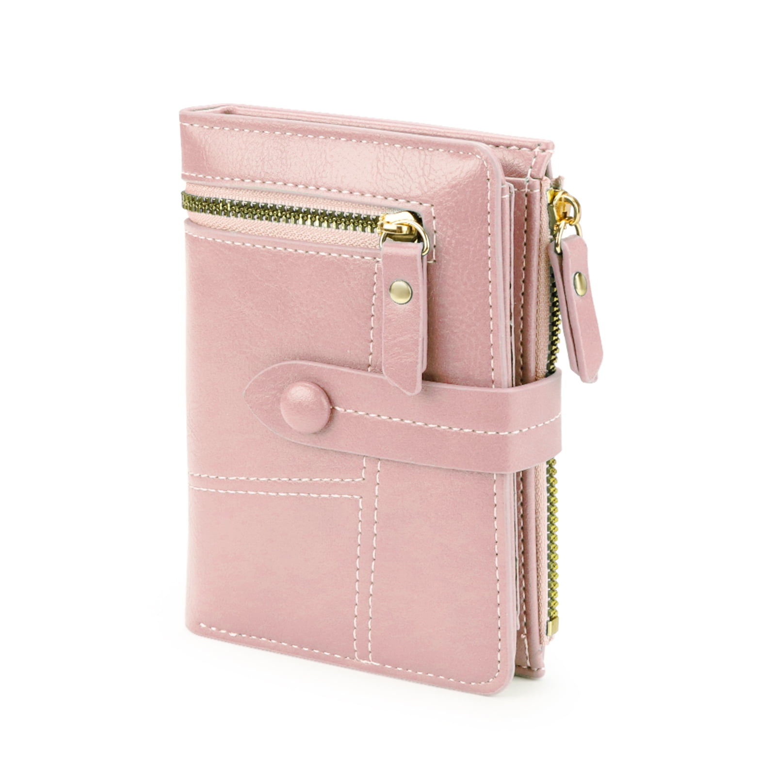 LELE LIFE Short Wallet for Women, PU Leather Bifold Purse Small Ladies ...