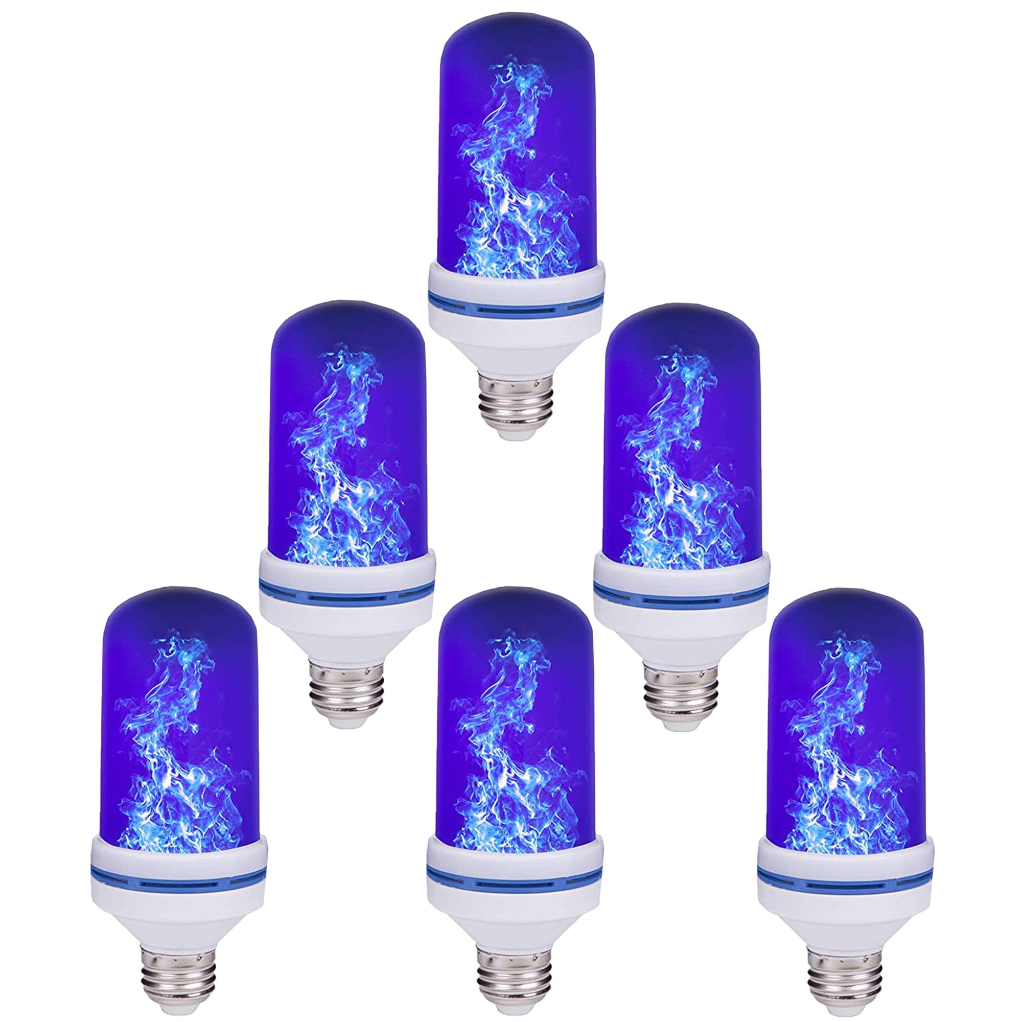 LELINTA 1-20Pcs LED Fire Bulbs E26 4 Modes Upside Down Flame Effect ...