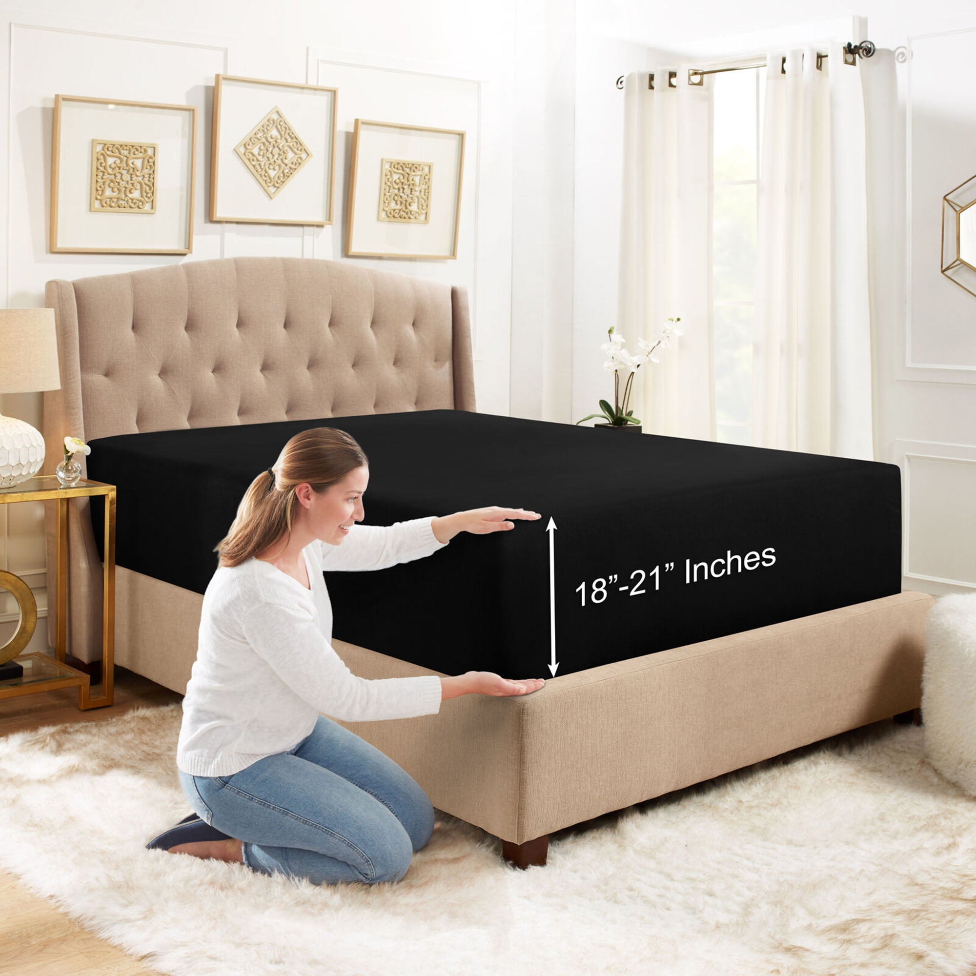 LELINTA 10 Pack Metal Curtain Rings with Clips, Drapery Clips Hooks ...