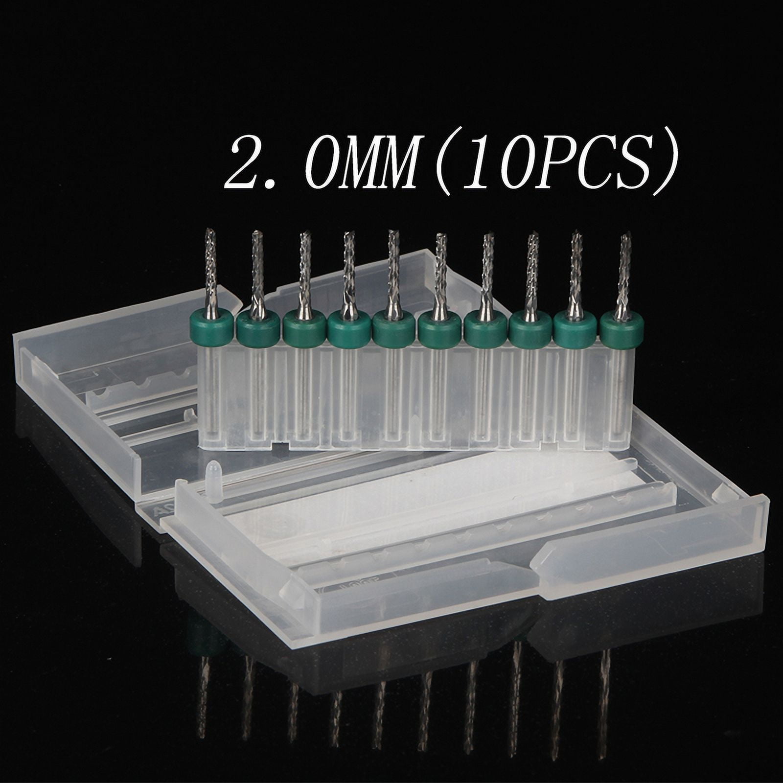 LELINTA 10PCS Carbide End Mill Engraving Bits CNC Milling Cutter for ...