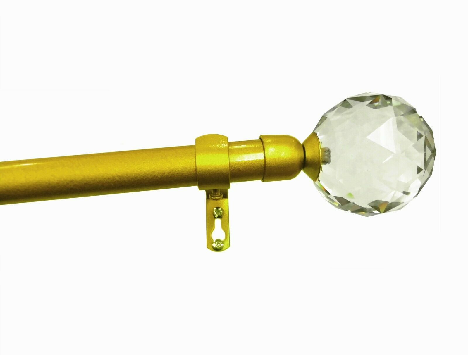 LELINTA 28-120-Inch long Adjustable Metal Curtain Rod Set Teardrop ...