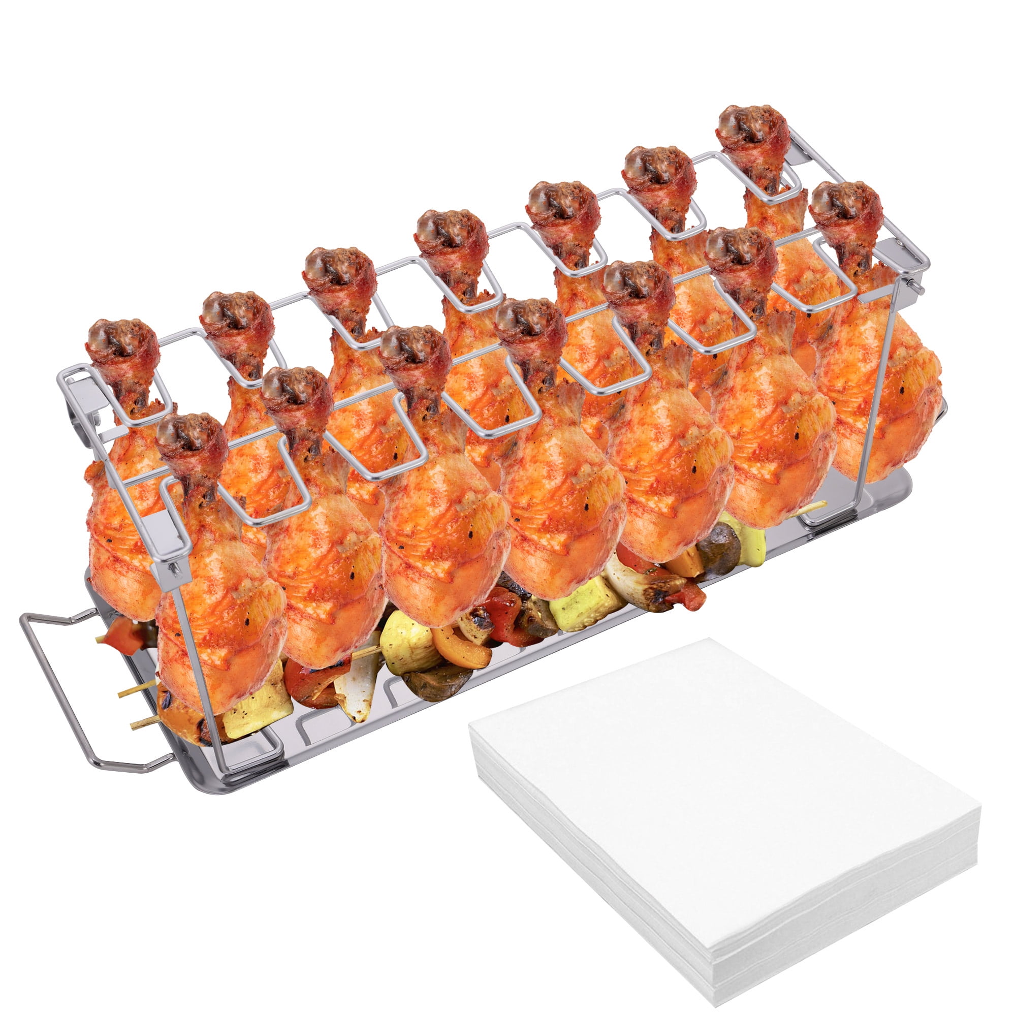 LELINTA Chicken Leg Wing Grill Rack - Roaster Rack Multifunctional Not ...