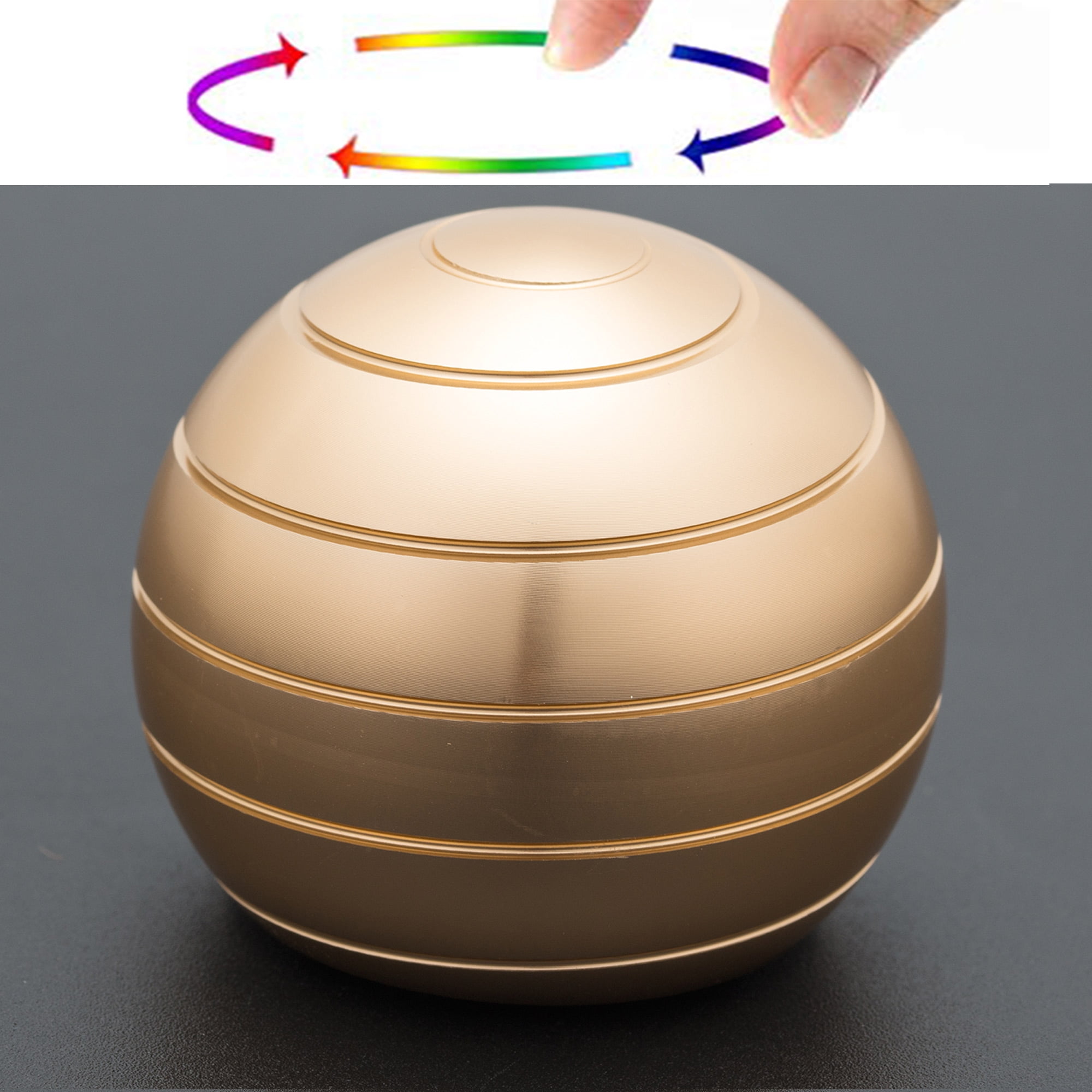 Stress Relief Rotating Gyro Adult Working Stress Relase Toy Desktop ...