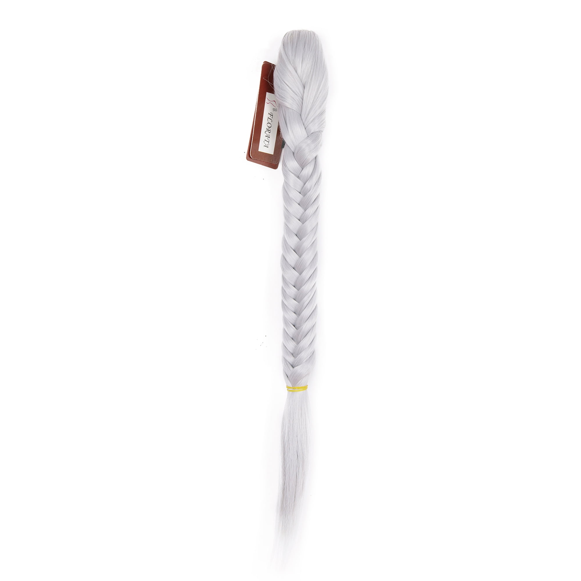 LELINTA Fishtail Braid Ponytail Extension Clip in/on Hair Chignon Braid ...