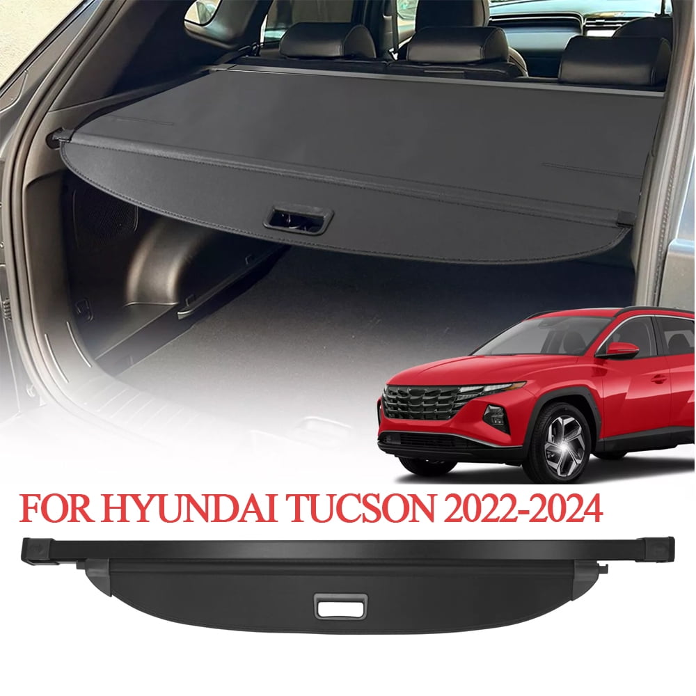 LELINTA For 2022 2023 2024 Hyundai Tucson Trunk Cargo Cover Security ...