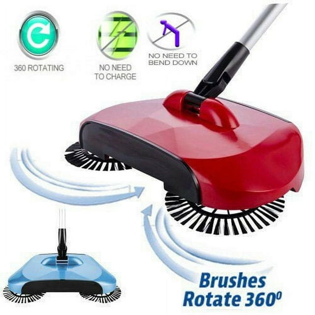 LELINTA Hand Push Carpet Sweeper, Non-Electric Easy Manual Sweeping ...
