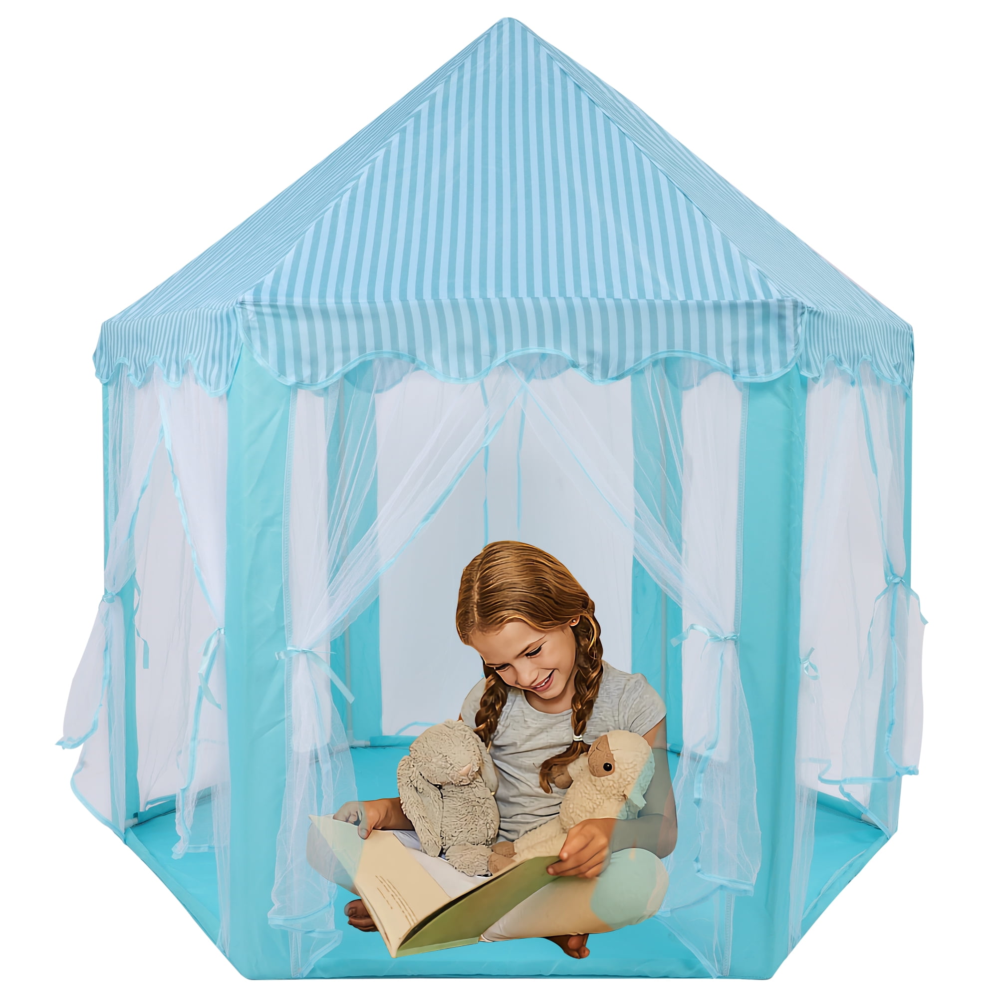 LELINTA Kids Play Tent - Castle Playhouse Tent Princess Tent for Kids ...