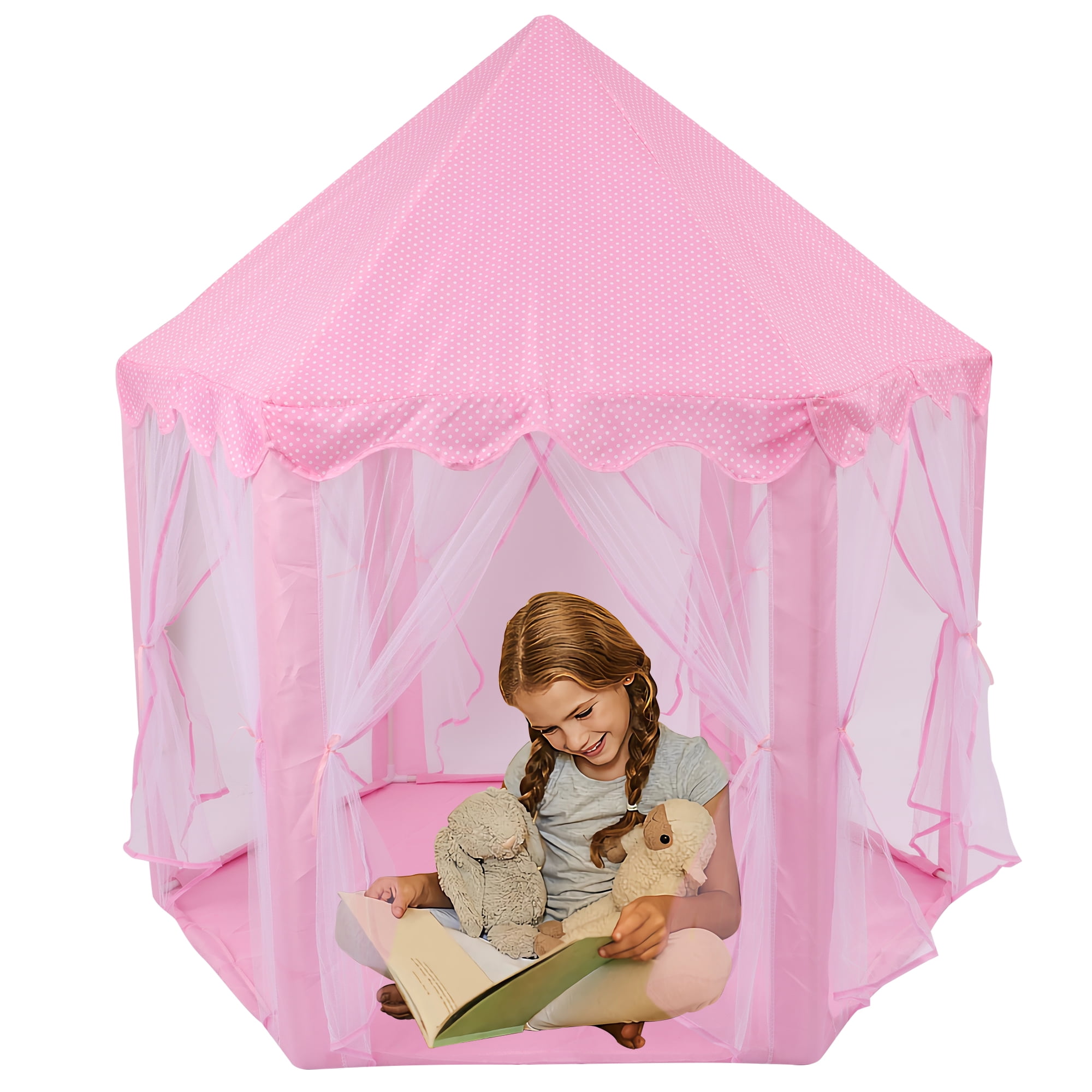LELINTA Kids Play Tent - Castle Playhouse Tent Princess Tent for Kids ...