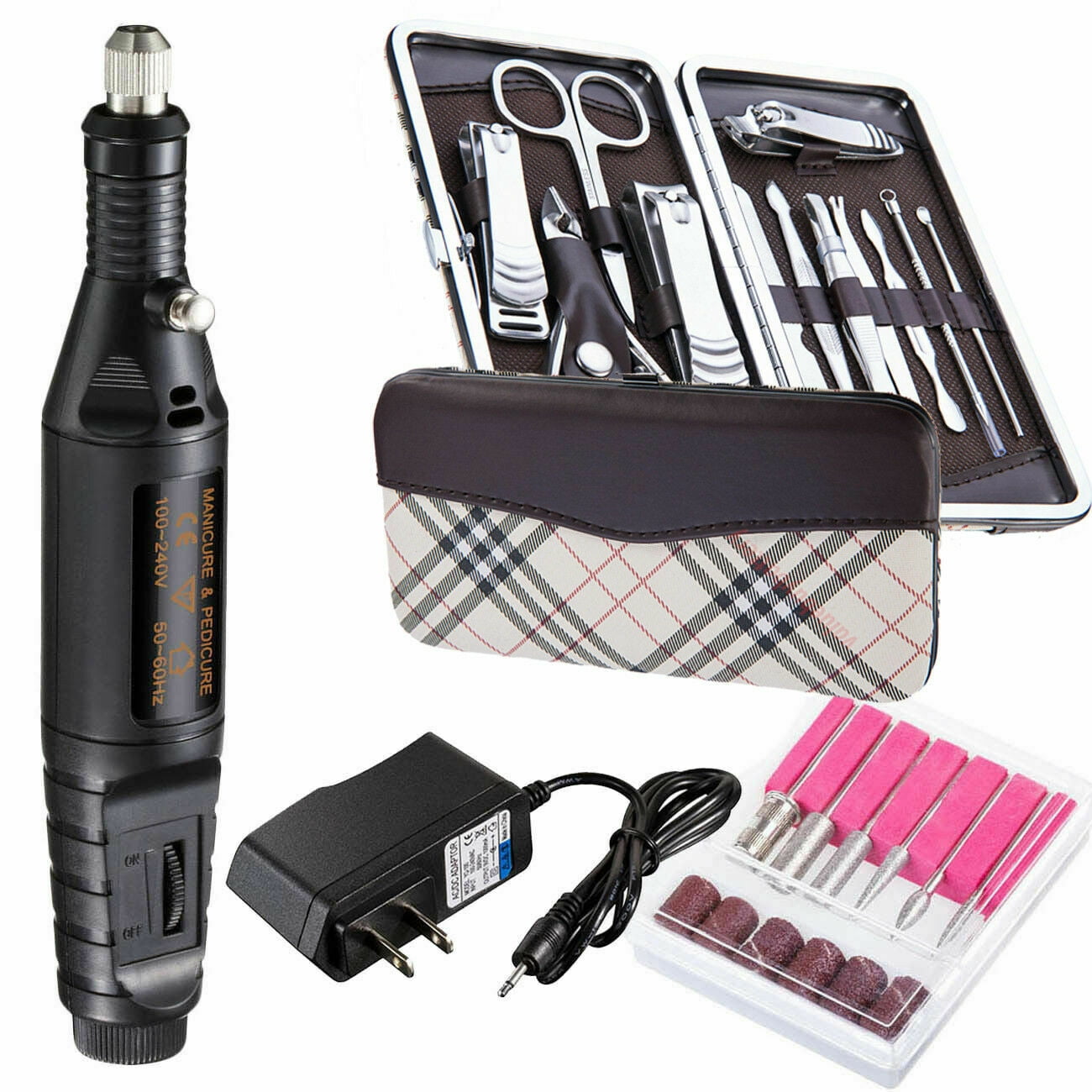 LELINTA Nail Kit Set Professional Nail Drill Machine Finger Toe Nail ...