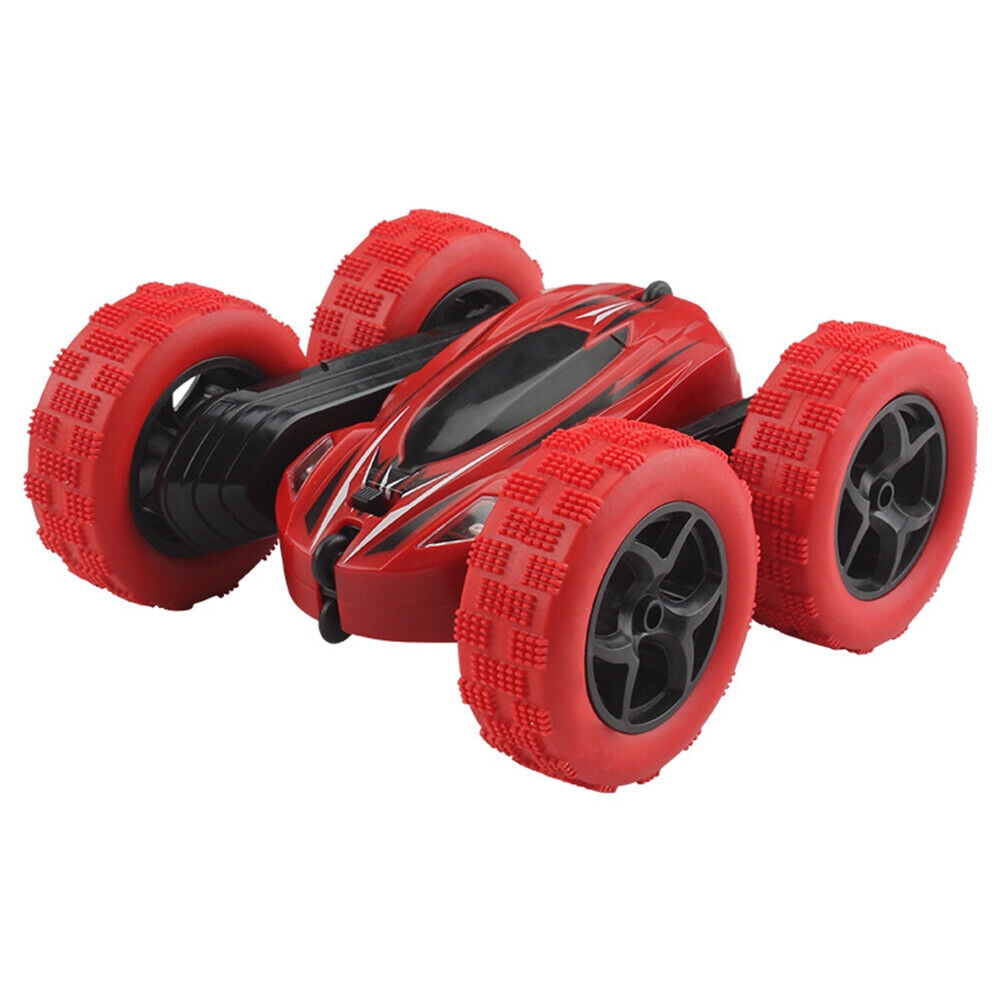 LELINTA RC Cars Stunt car Remote Control Car Double Sided Swing Arm 360 ...