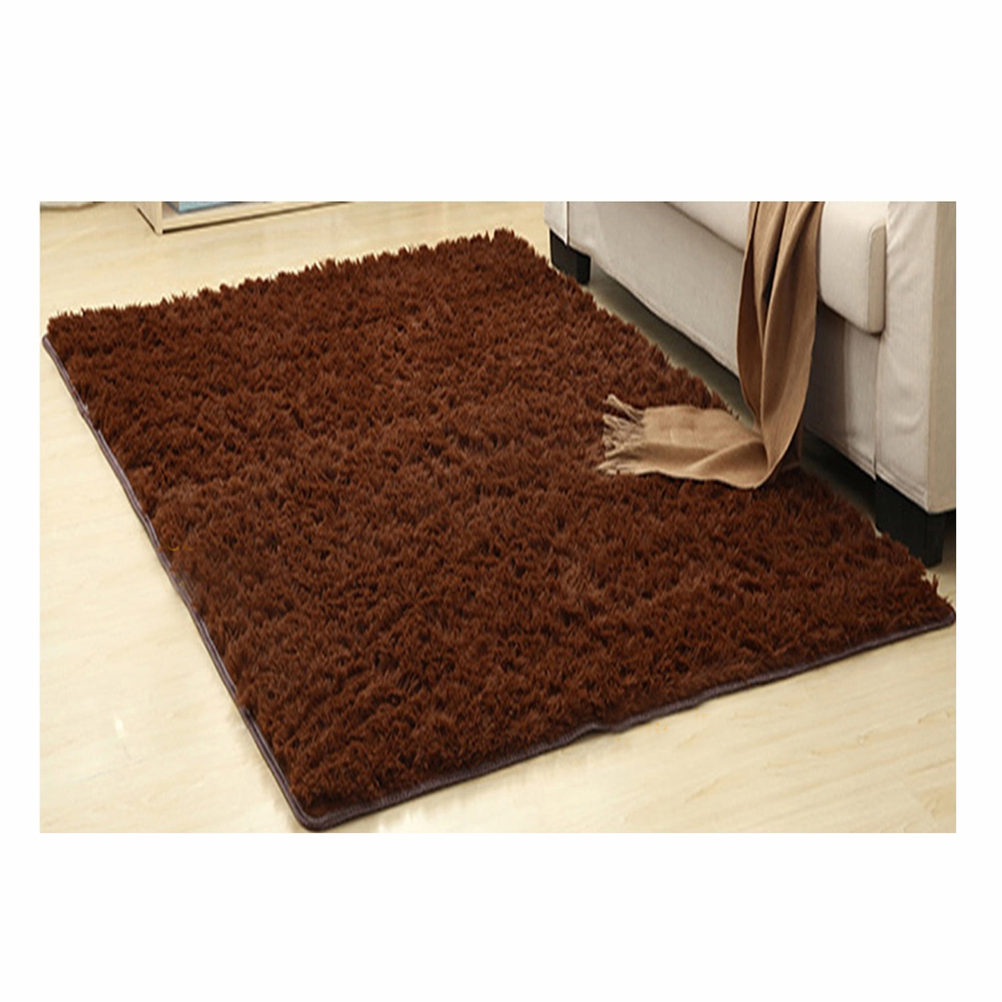 LELINTA Non-Slip, Washable, Indoor Fluffy Rug 16x24'' for Living Room ...