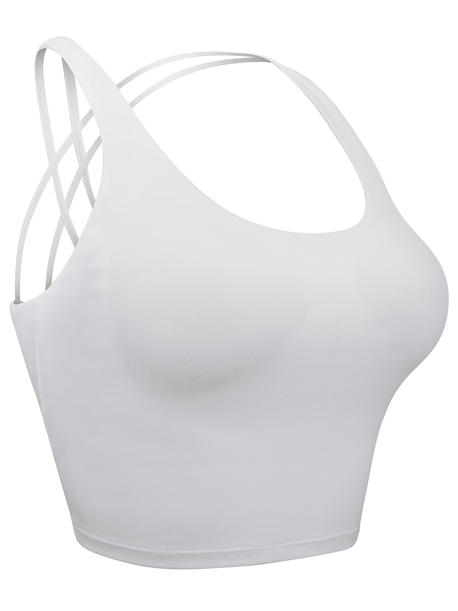 LELINTA Seamless Short Camisoles Padded For Crisscross Back Women Cami ...