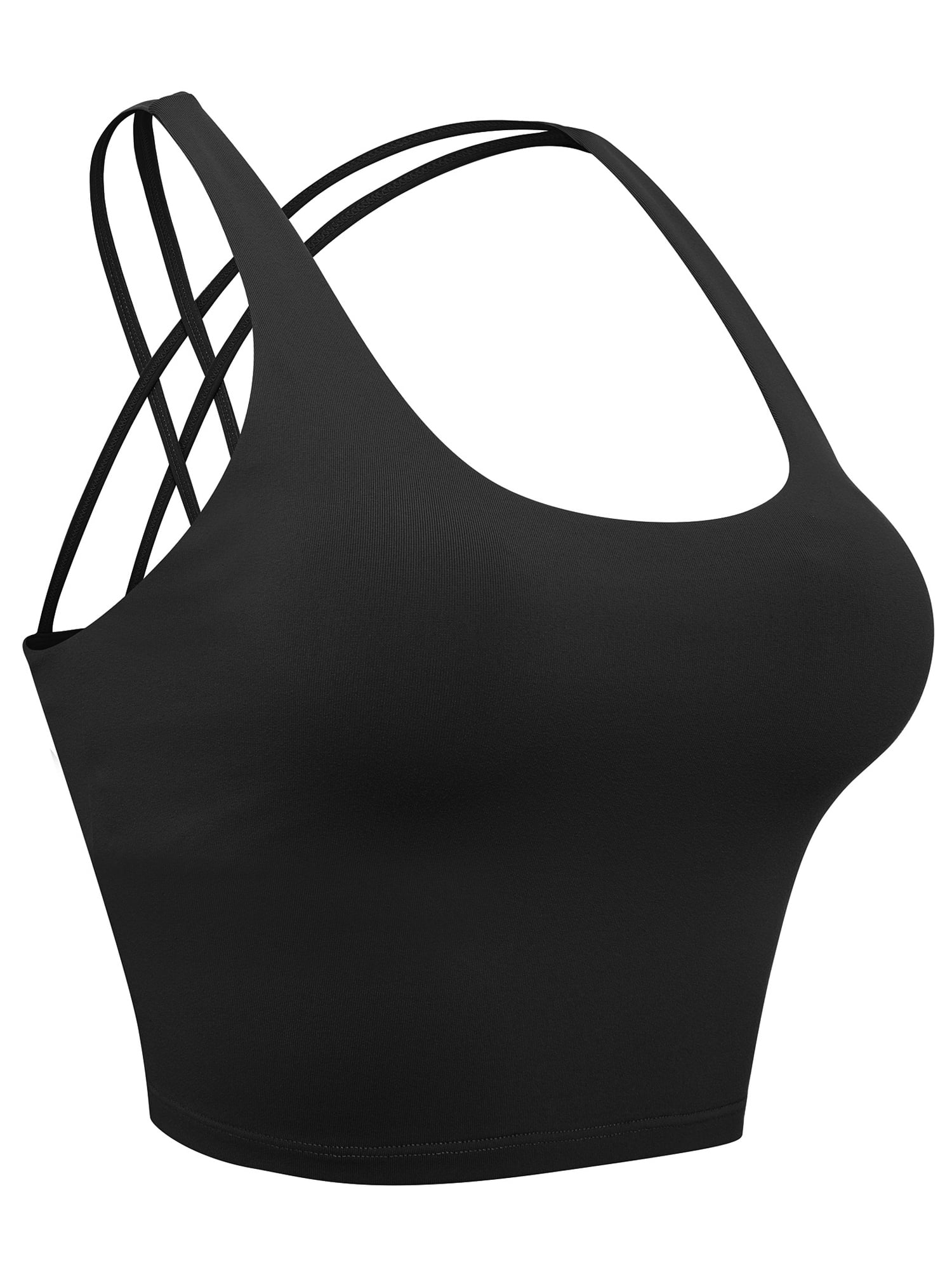 Lelinta Seamless Short Camisoles Padded For Crisscross Back Women Cami