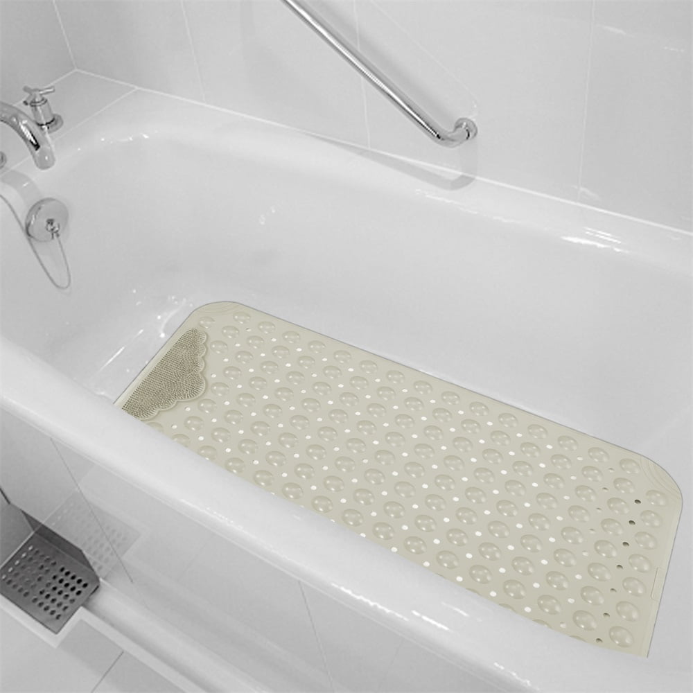 LELINTA Shower Mat Bathtub Mat Non-Slip Without Suction Cups, Extra ...