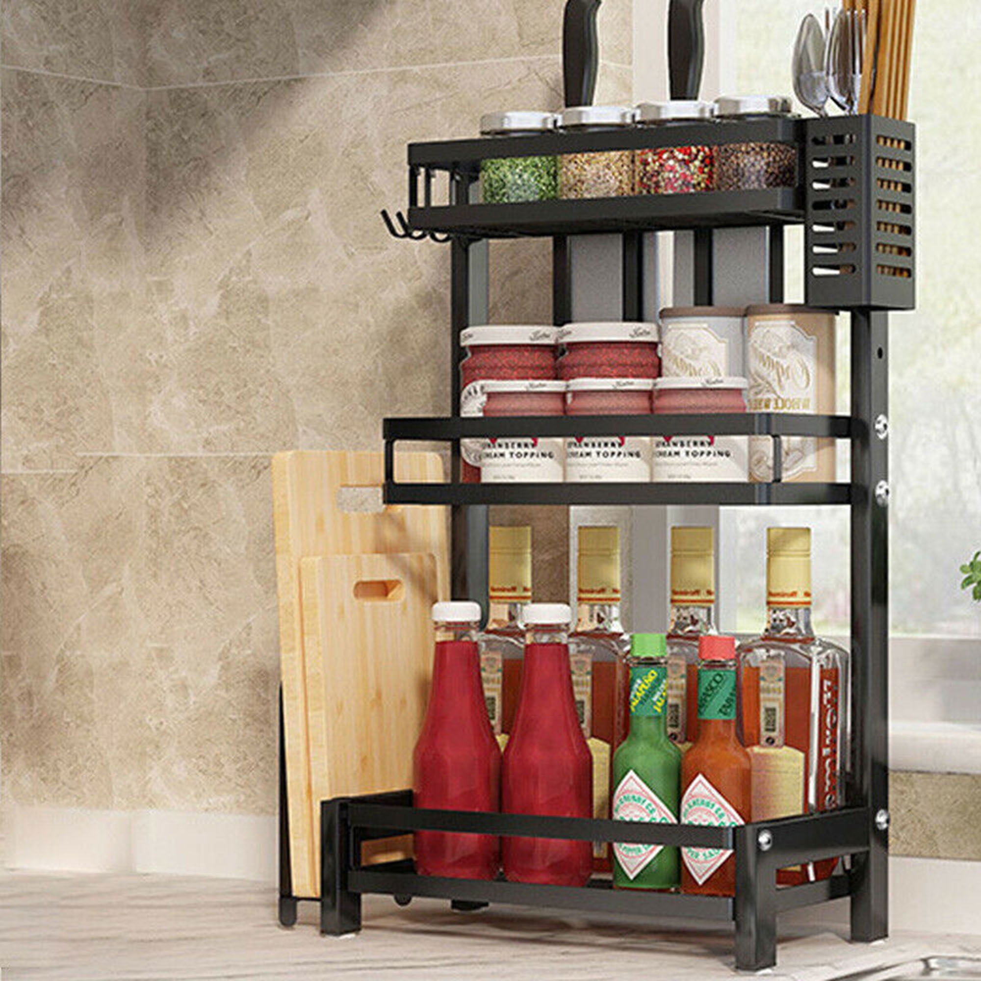LELINTA Spice Rack, 2/3Tier Countertop Spice Rack Organizer - Standing ...