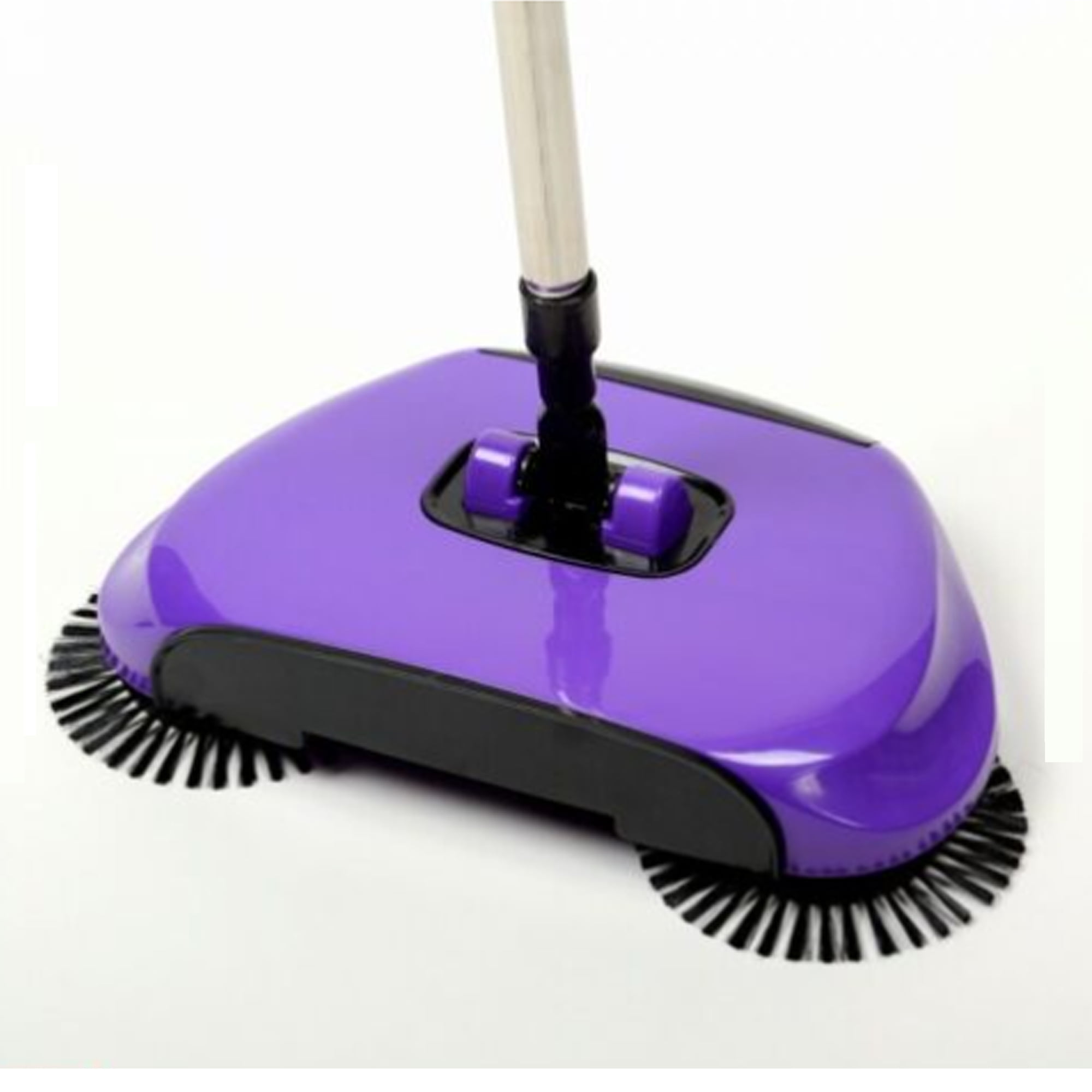 LELINTA Spinning Cordless Push-Power Broom 2 in 1 Hand Push Lazy ...