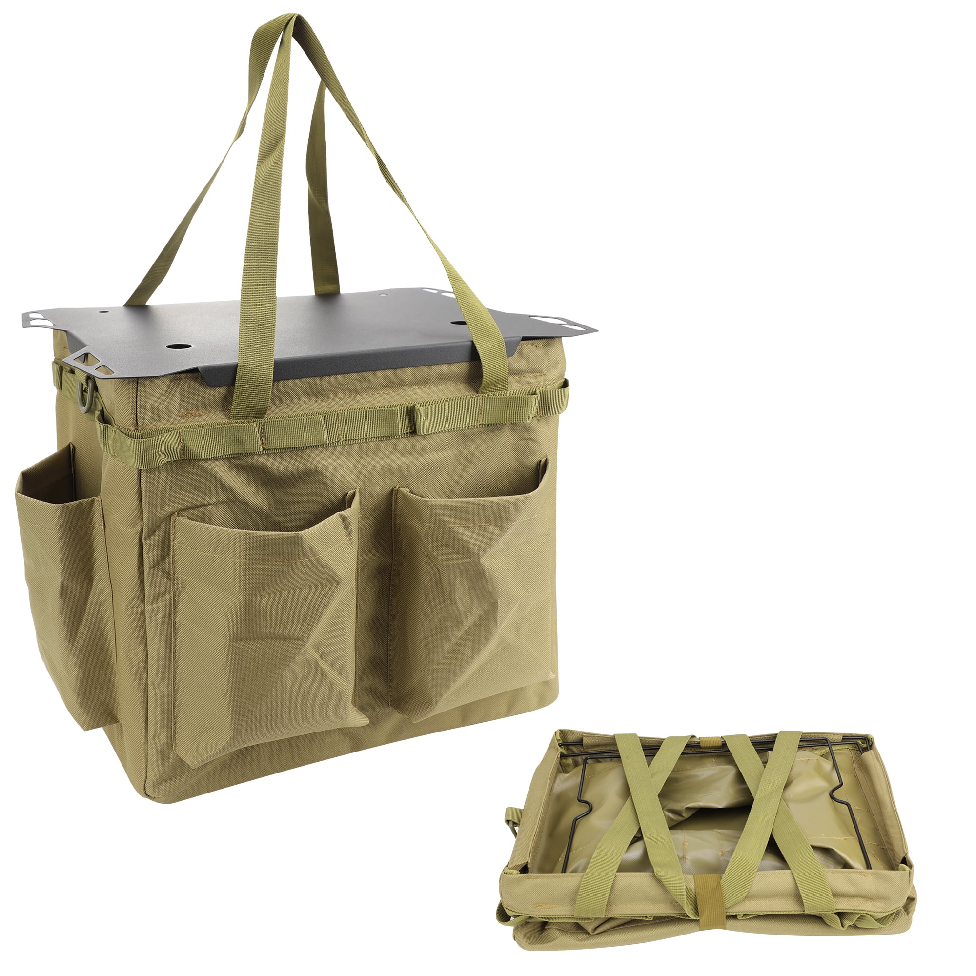LELINTA Storage Toolbox Carry Griddle,Large Grill Utensils Accessory ...