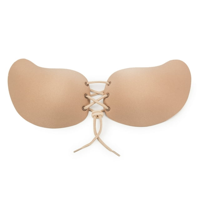 LELINTA Strapless Self Adhesive Bra, Reusable Push Up Invisible ...
