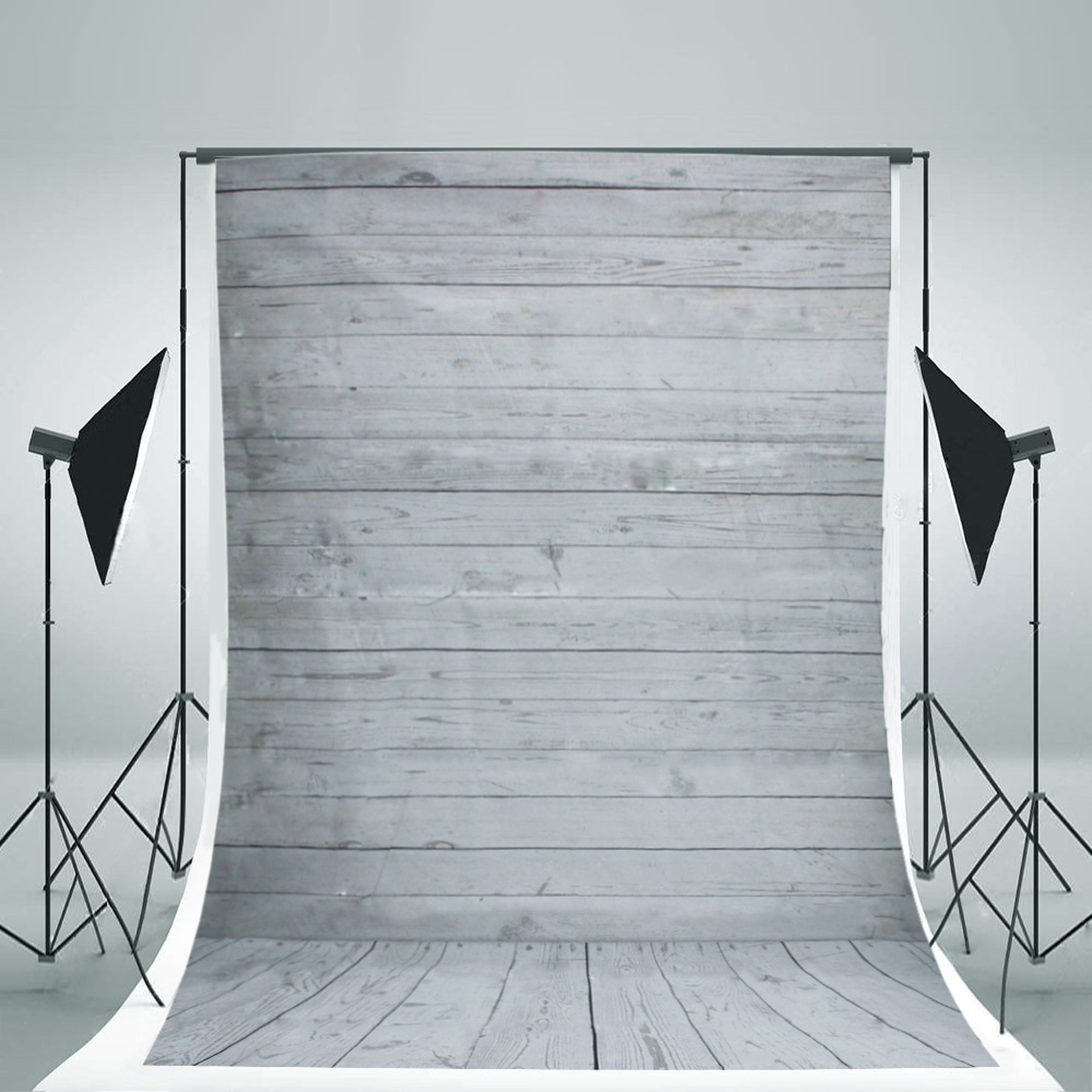 LELINTA Studio Photo Video Photography Backdrop 5x7ft White Wooden ...