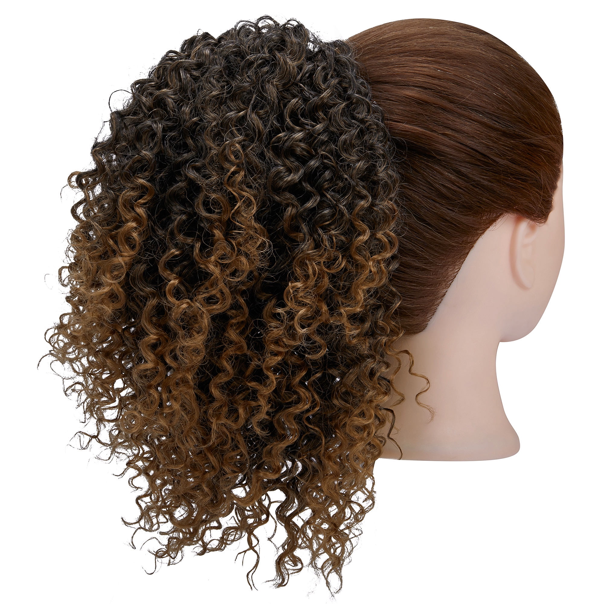 LELINTA Synthetic Curly Ponytail Kinky Hair Extension Drawstring ...