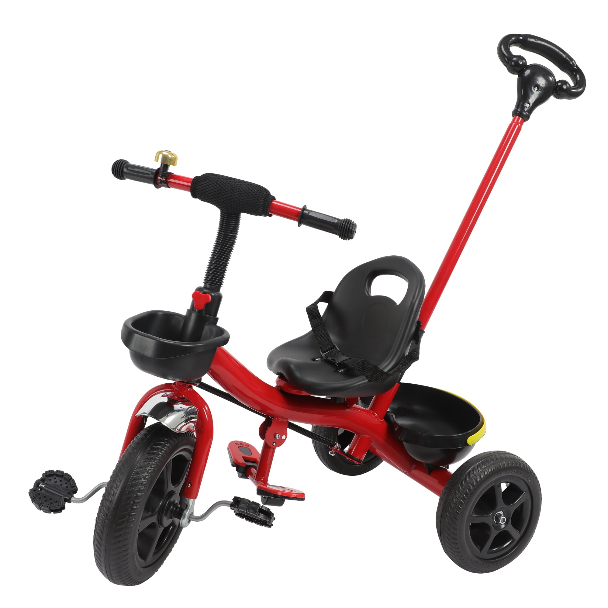LELINTA Toddler Tricycle with Push Handle,Toddler Bike for 1-4 Years ...