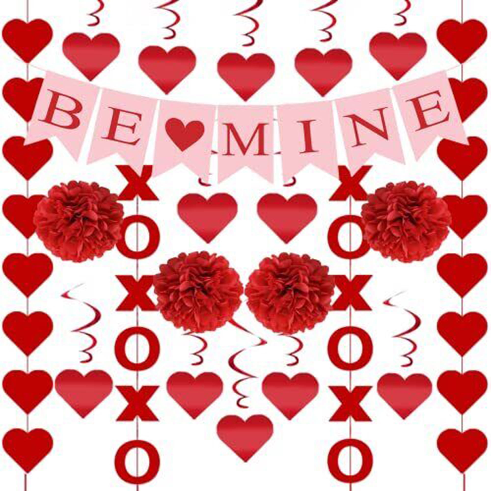 LELINTA Valentines Day Decoration Kit - 21 Pack Valentine's Day Party ...